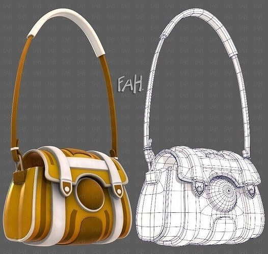3D model Bag V15 VR / AR / low-poly | CGTrader