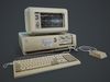 3D model 80s 90s retro desktop PC game-ready PBR 3D model VR / AR / low ...