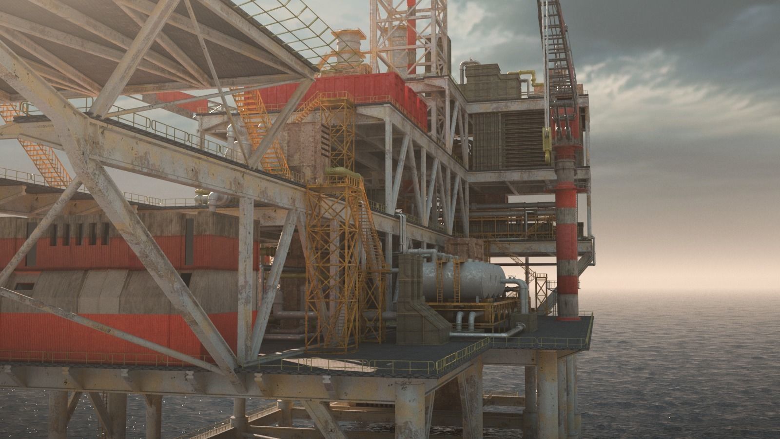 OilRig 3D model | CGTrader