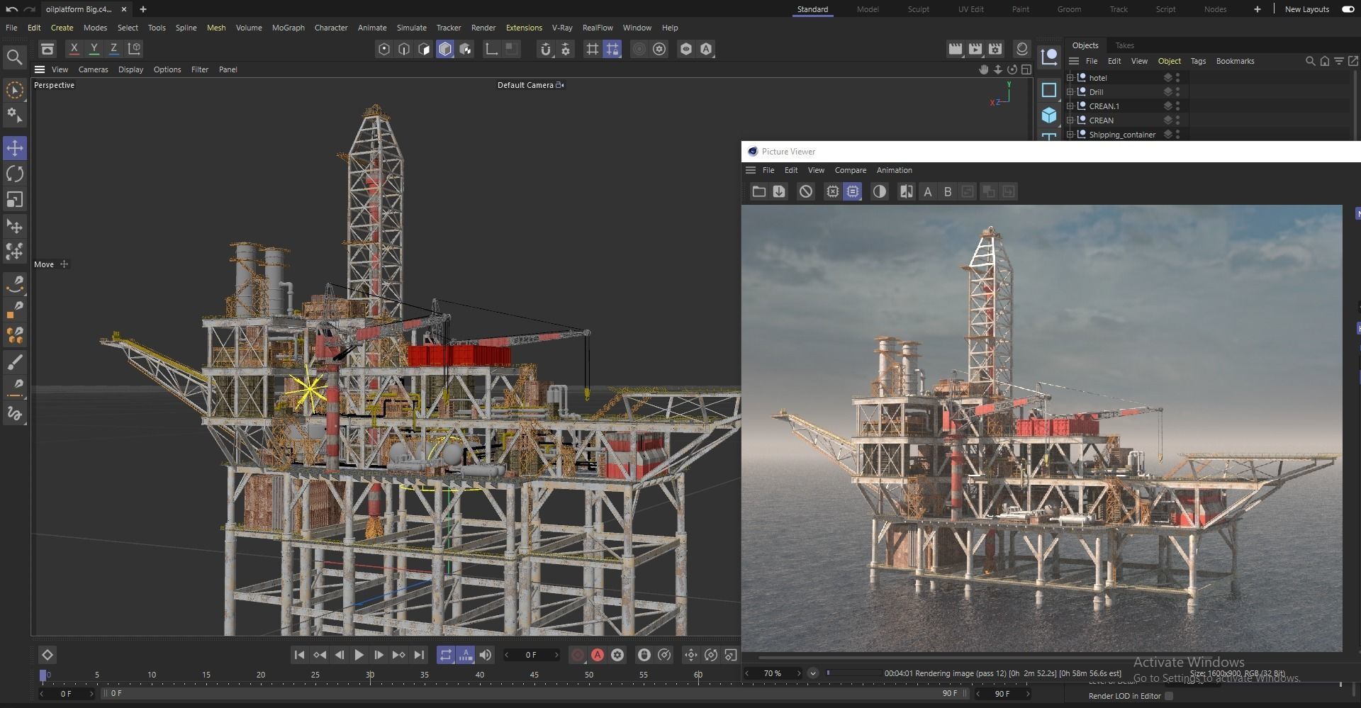 OilRig 3D model | CGTrader