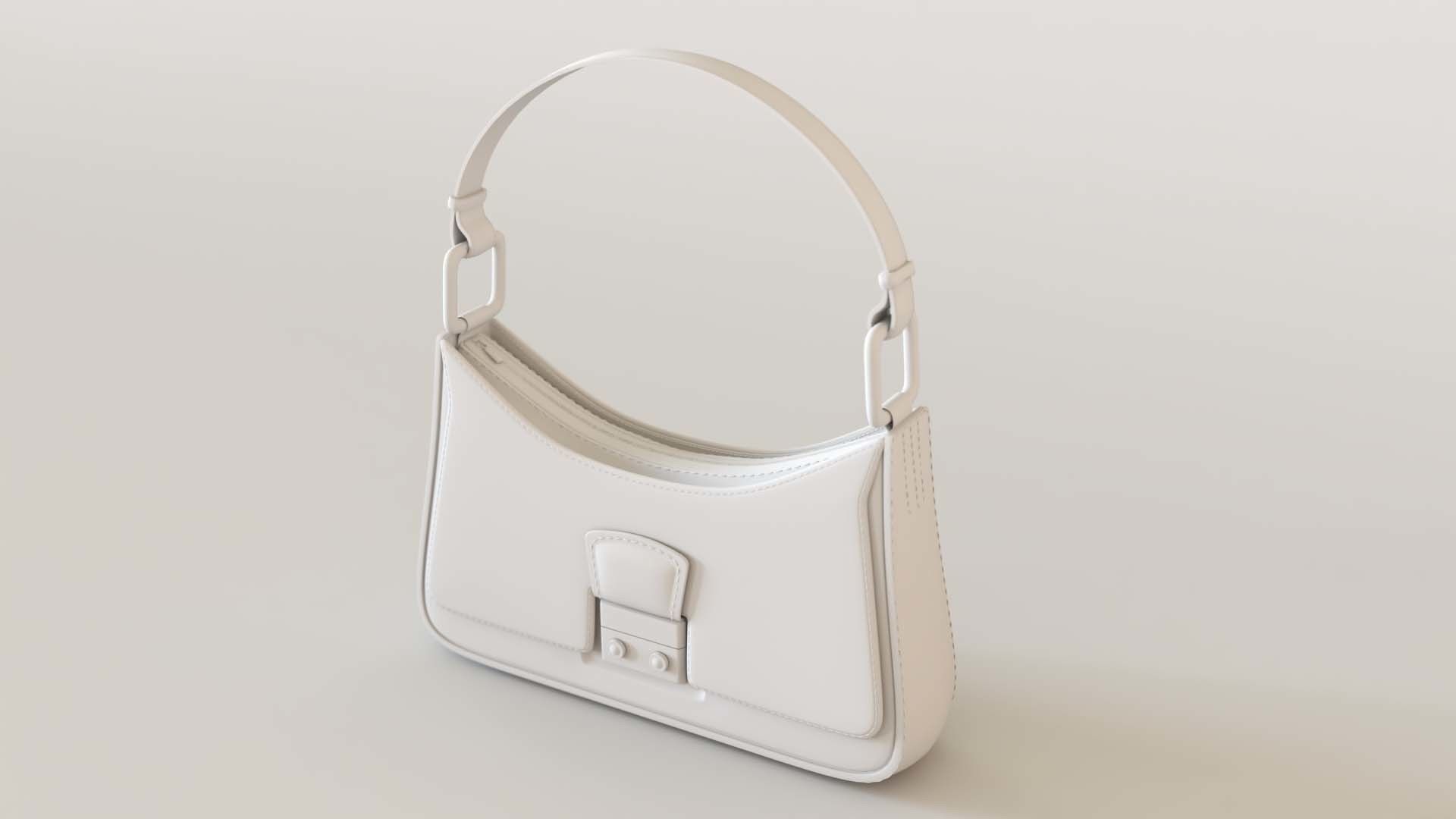 Leather Handbag 3D model | CGTrader