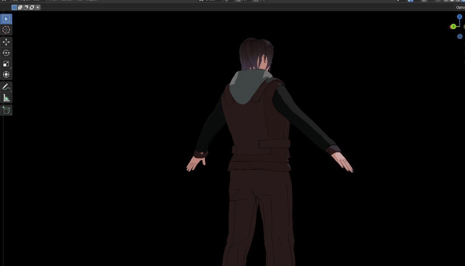 Rae Anime girl free VR / AR / low-poly 3D model rigged | CGTrader