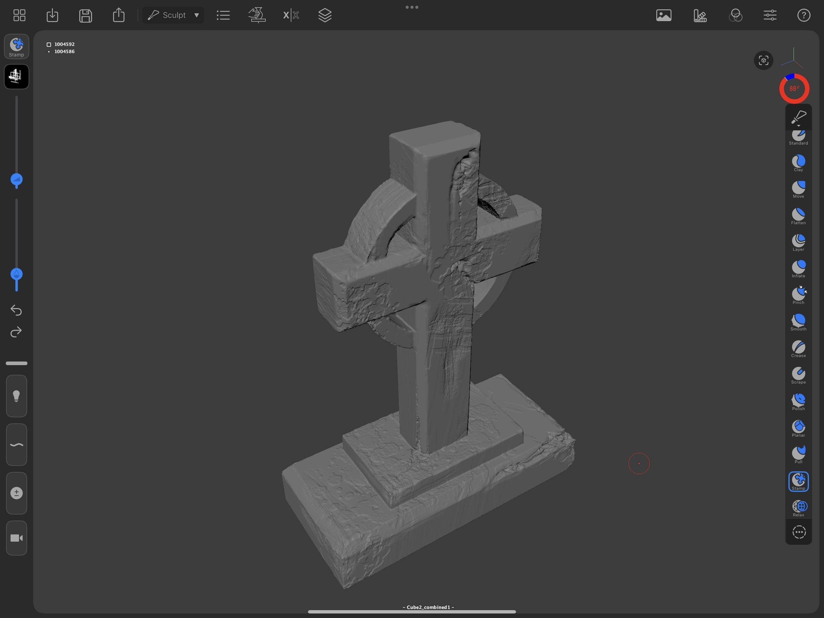 Ancient Stone Cross Tombstone - A Timeless Memorial free 3D model 3D ...