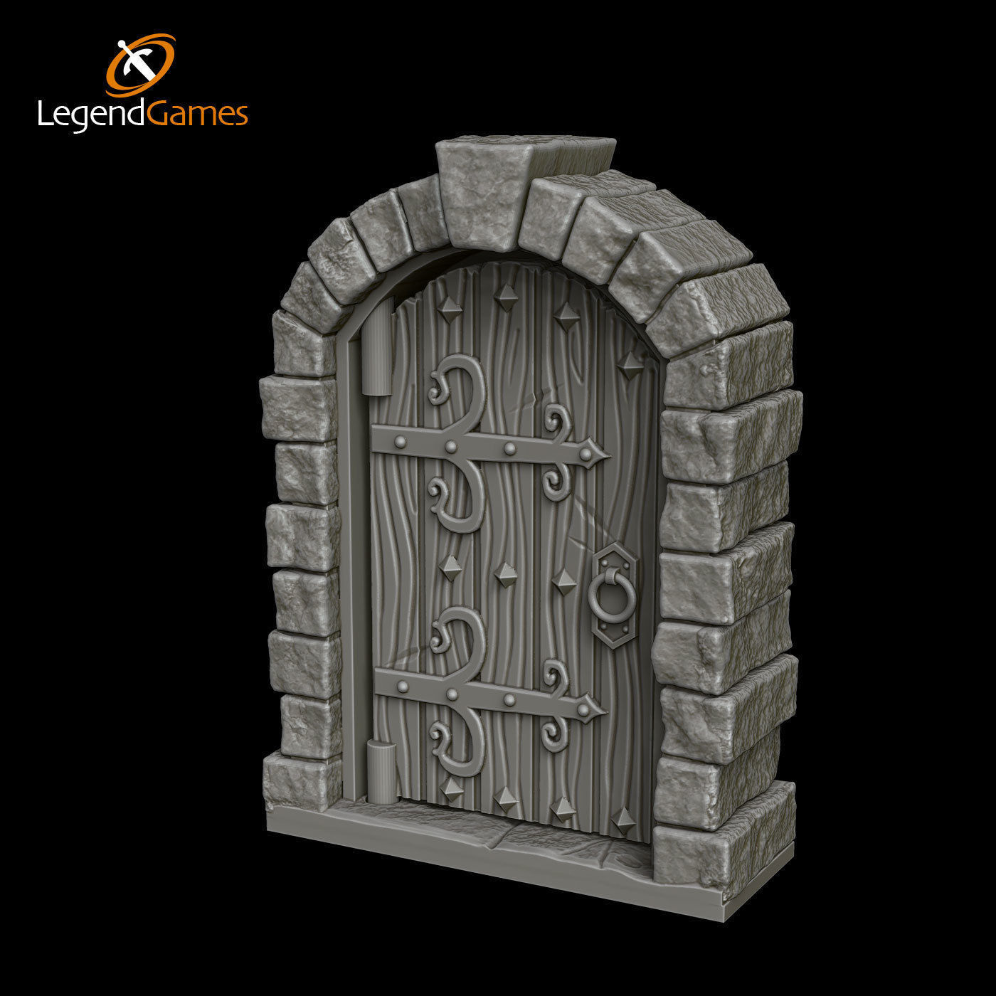 LegendGames Dungeon Doors Pack 3D model 3D printable | CGTrader