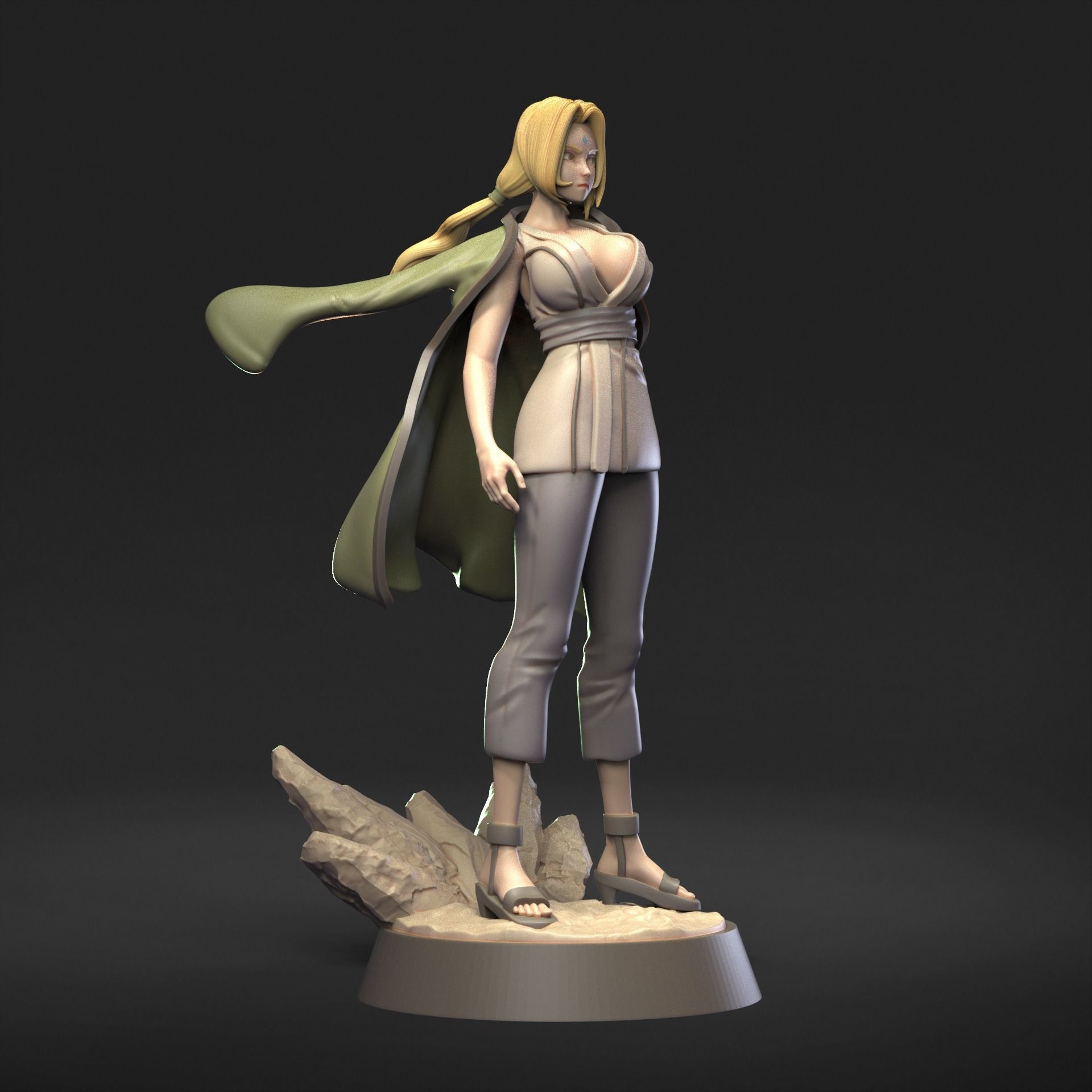 Tsunade for 3Dprint 3D model 3D printable | CGTrader