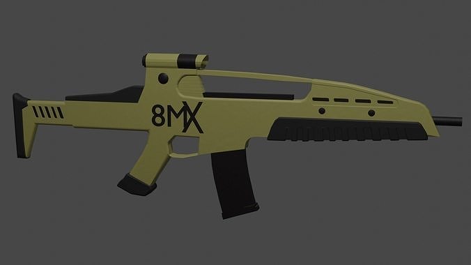 XM8 gun free VR / AR / low-poly 3D model | CGTrader