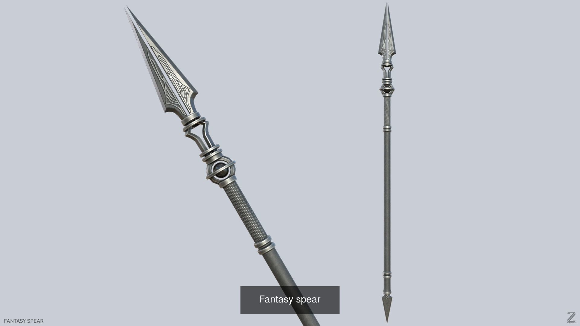 Fantasy spear collection VR / AR / low-poly | CGTrader