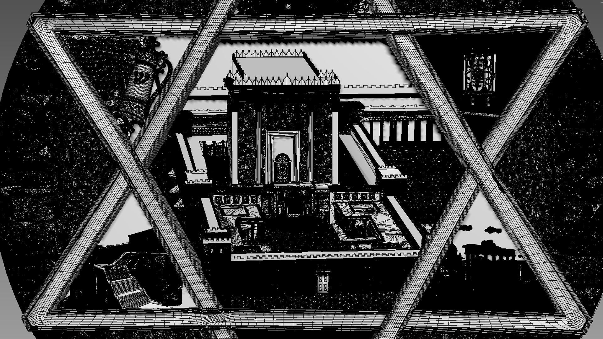 Star of David 3D model | CGTrader