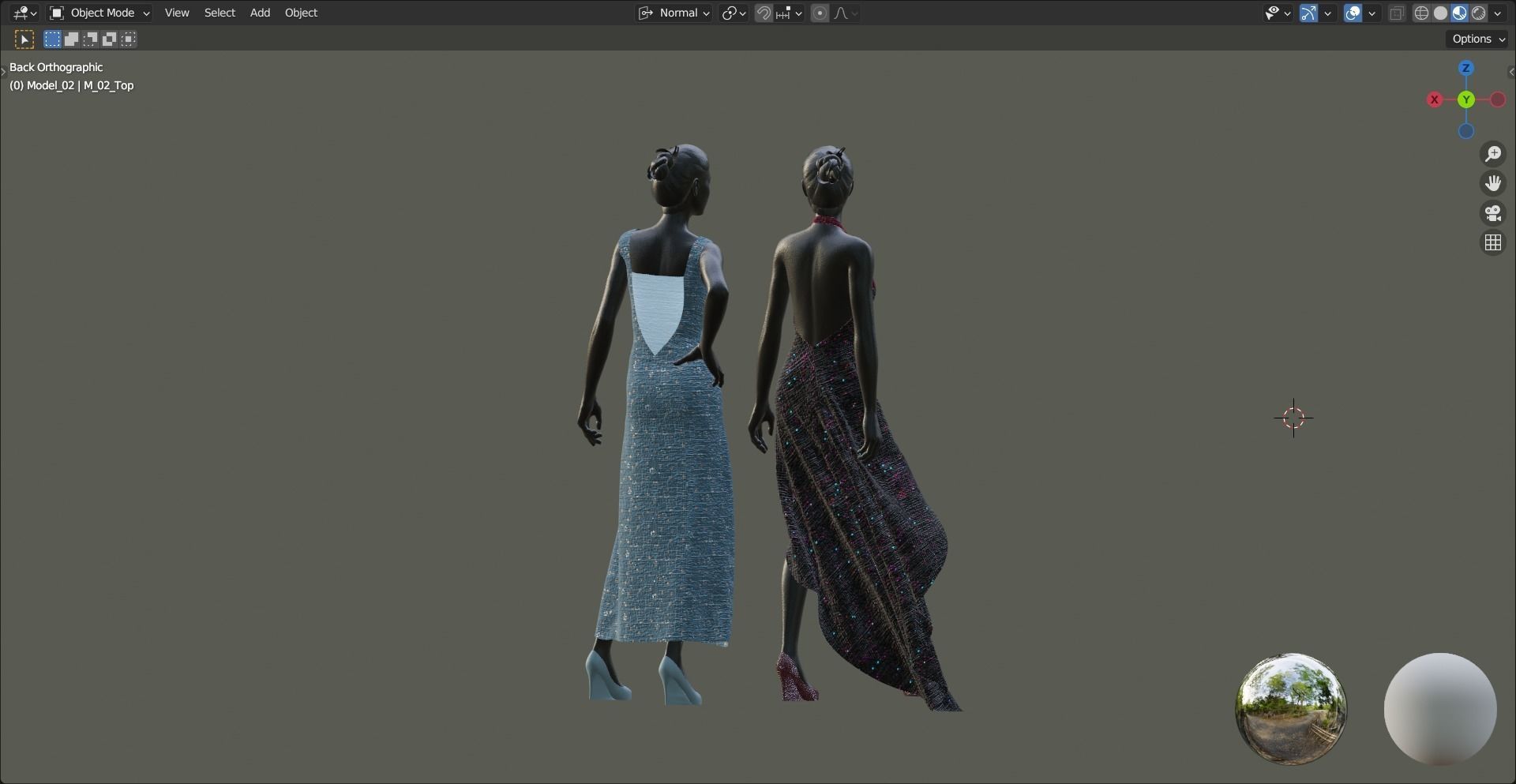Party Dress For Woman 3D model | CGTrader