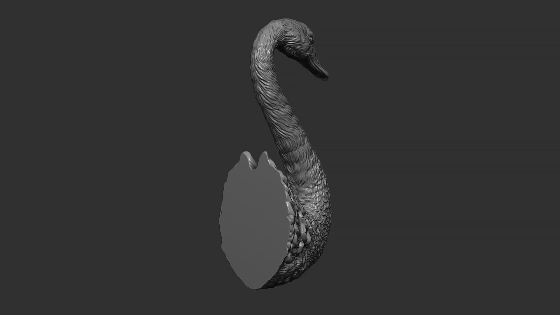 Black swan 3D model 3D printable | CGTrader