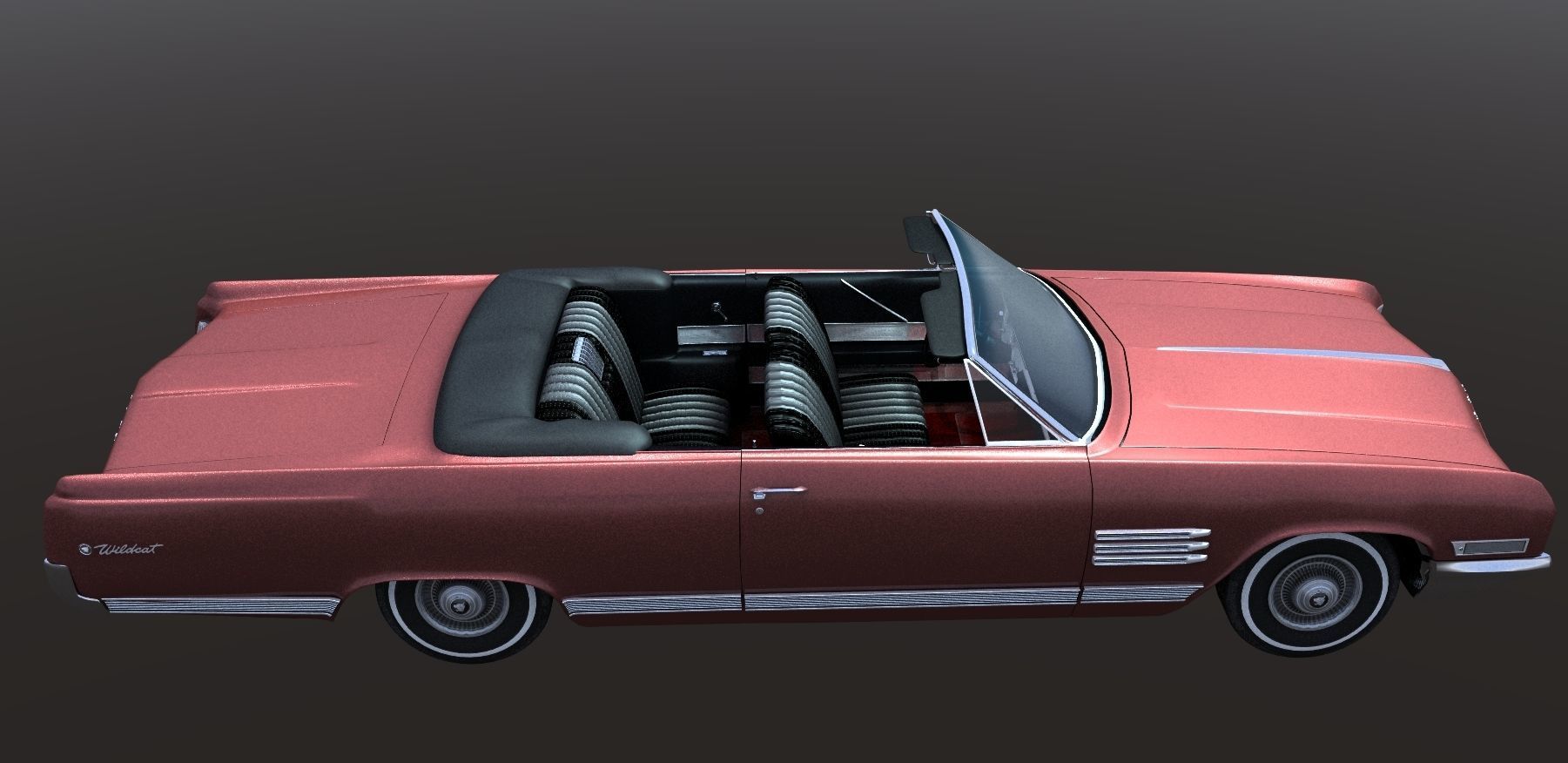 1964 convertible 3D model rigged | CGTrader