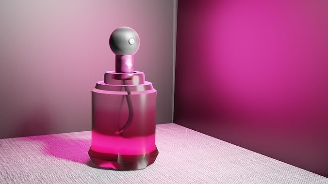 perfume bottle sphere 3D model | CGTrader