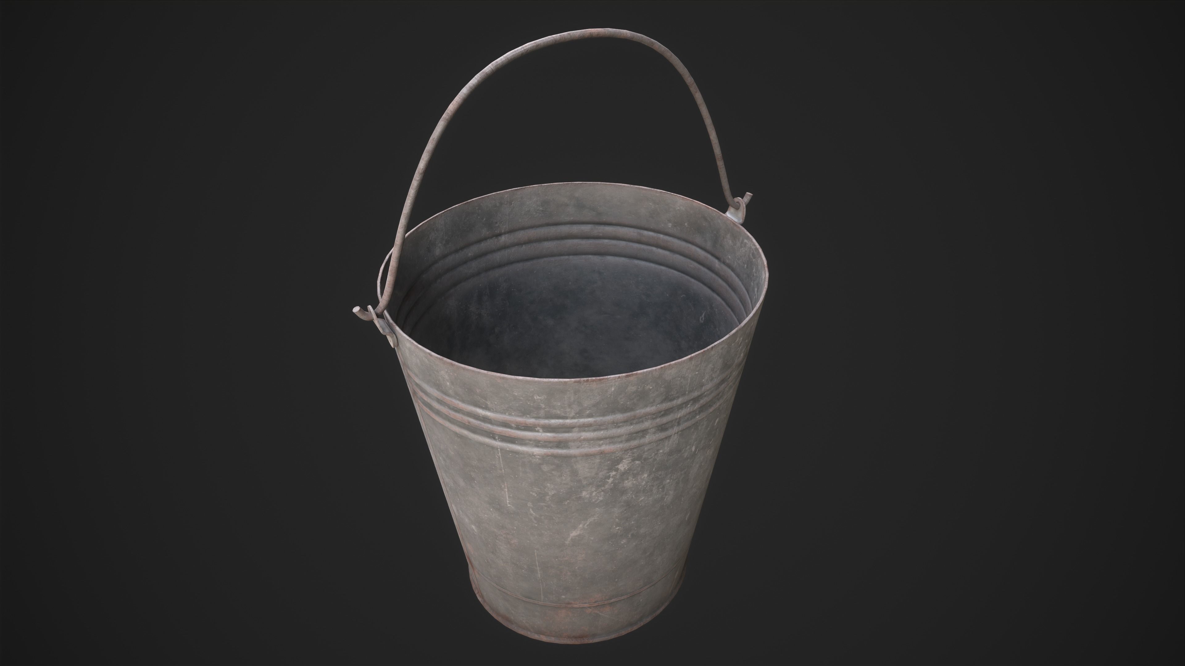 Bucket free VR / AR / low-poly 3D model | CGTrader
