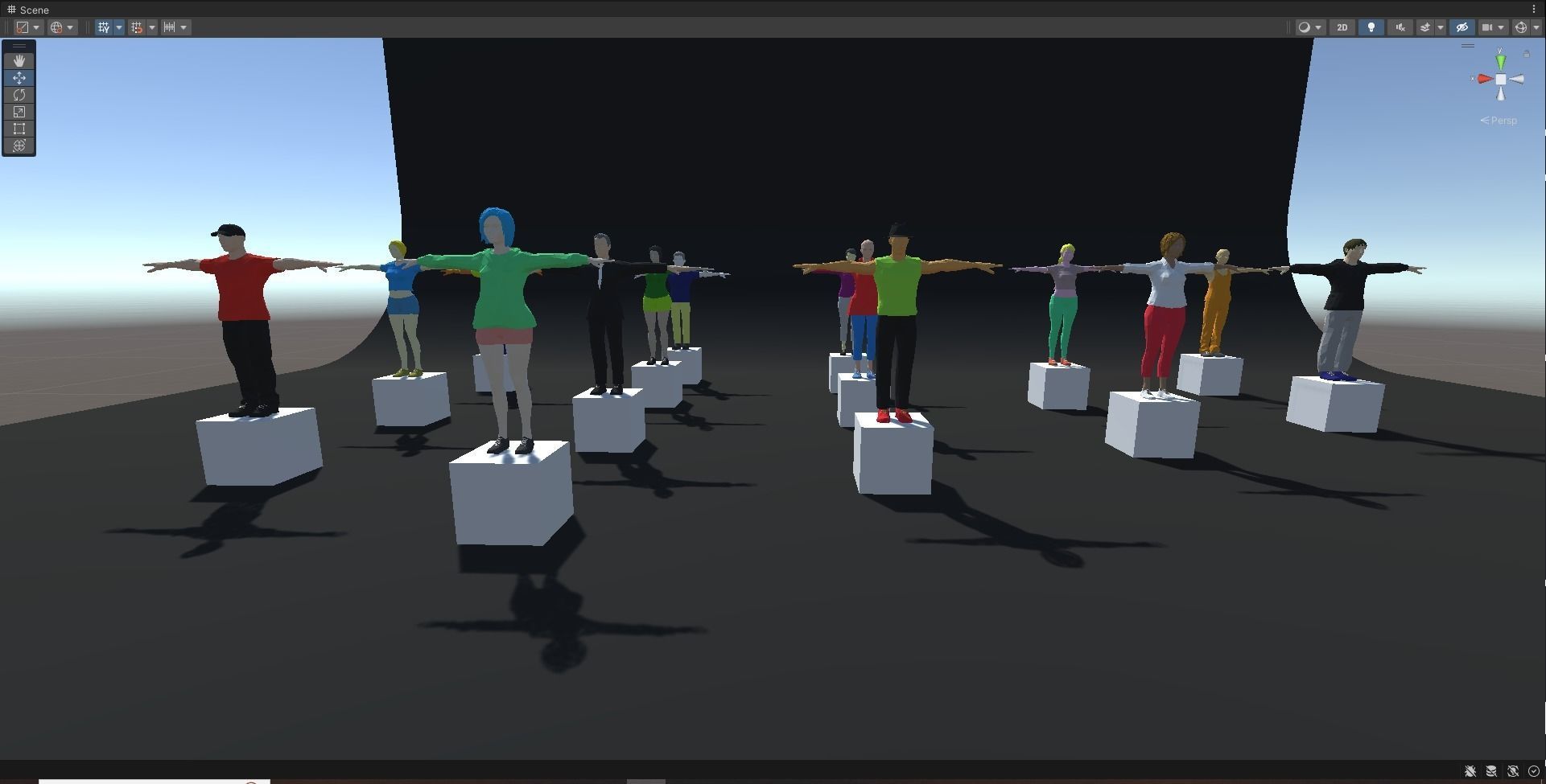 3D model Low Poly Characters Rigged VR / AR / low-poly | CGTrader
