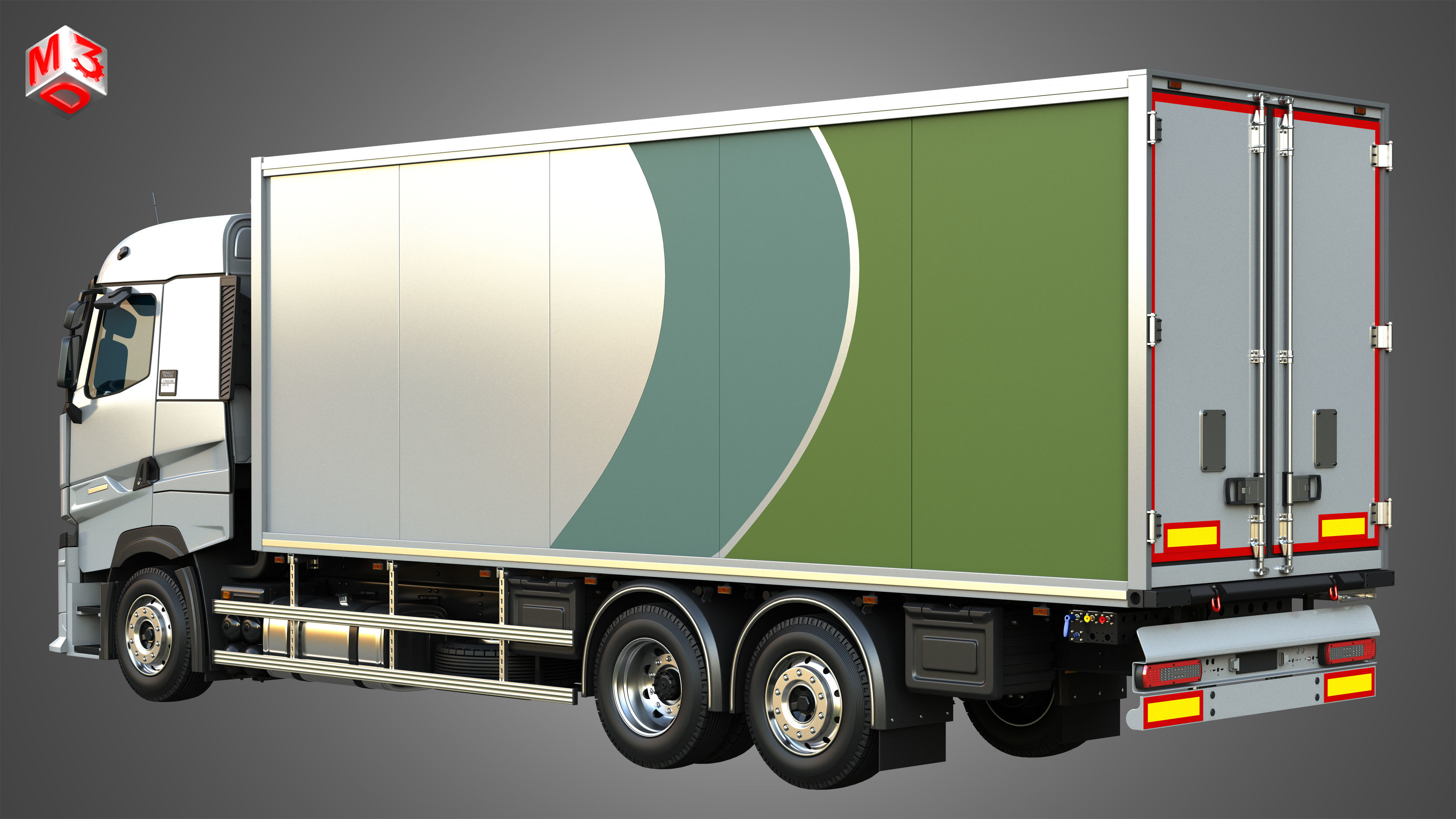 T520 - Refrigerated Truck 3D model | CGTrader