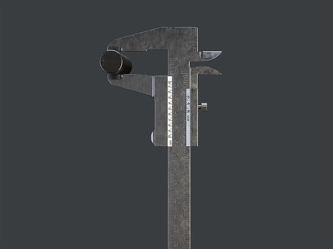 3D model Vernier Caliper PBR VR / AR / low-poly | CGTrader