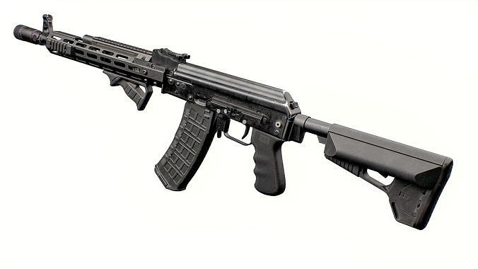 3D model AK-74M Custom v1 VR / AR / low-poly | CGTrader