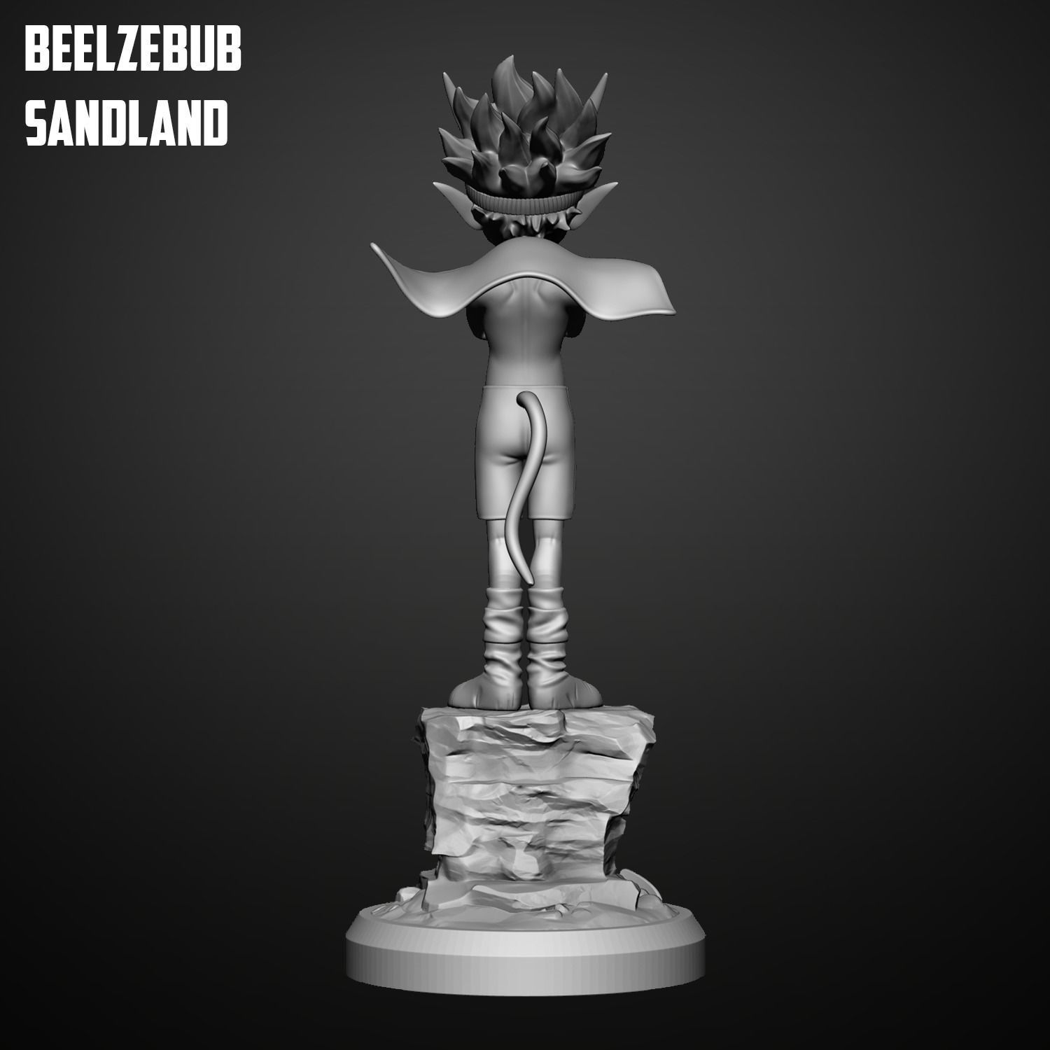 Beelzebub - SandLand 3D model 3D printable | CGTrader