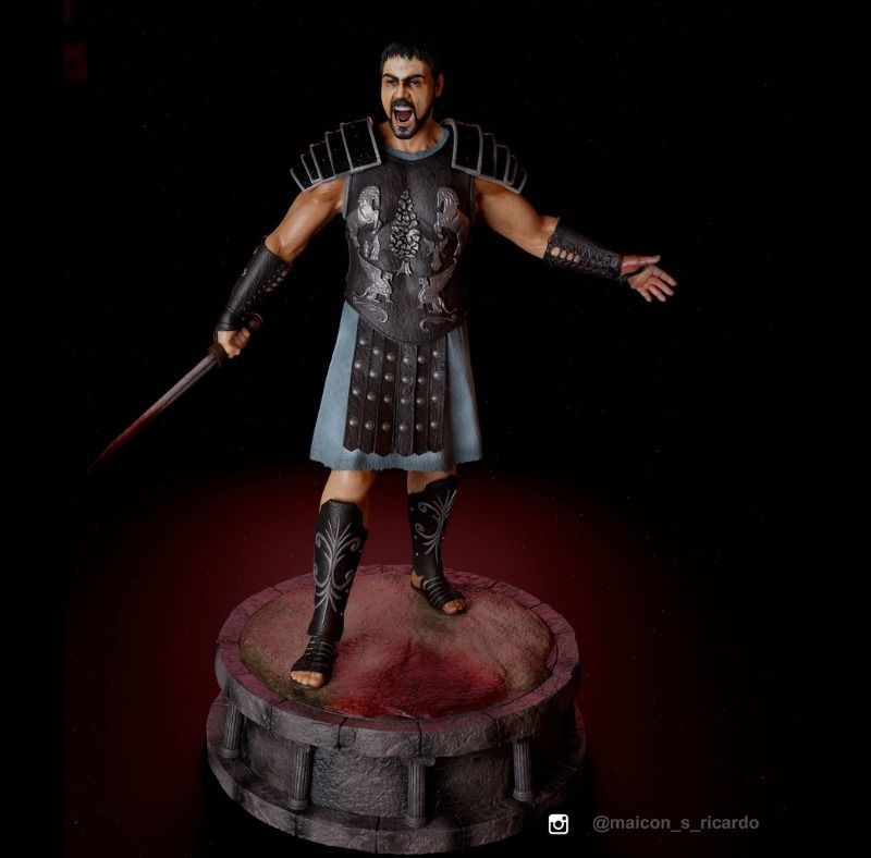Gladiator Maximus 3D model 3D printable | CGTrader