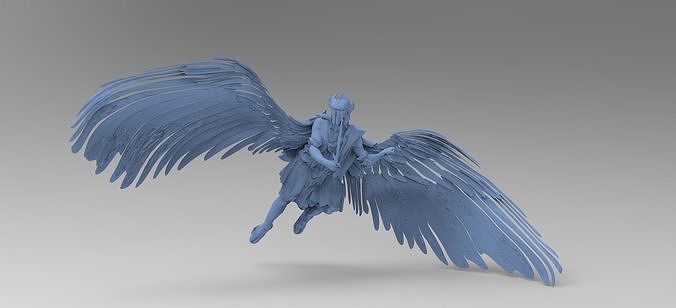 Angel Enforcer Warrior 1 3D model | CGTrader