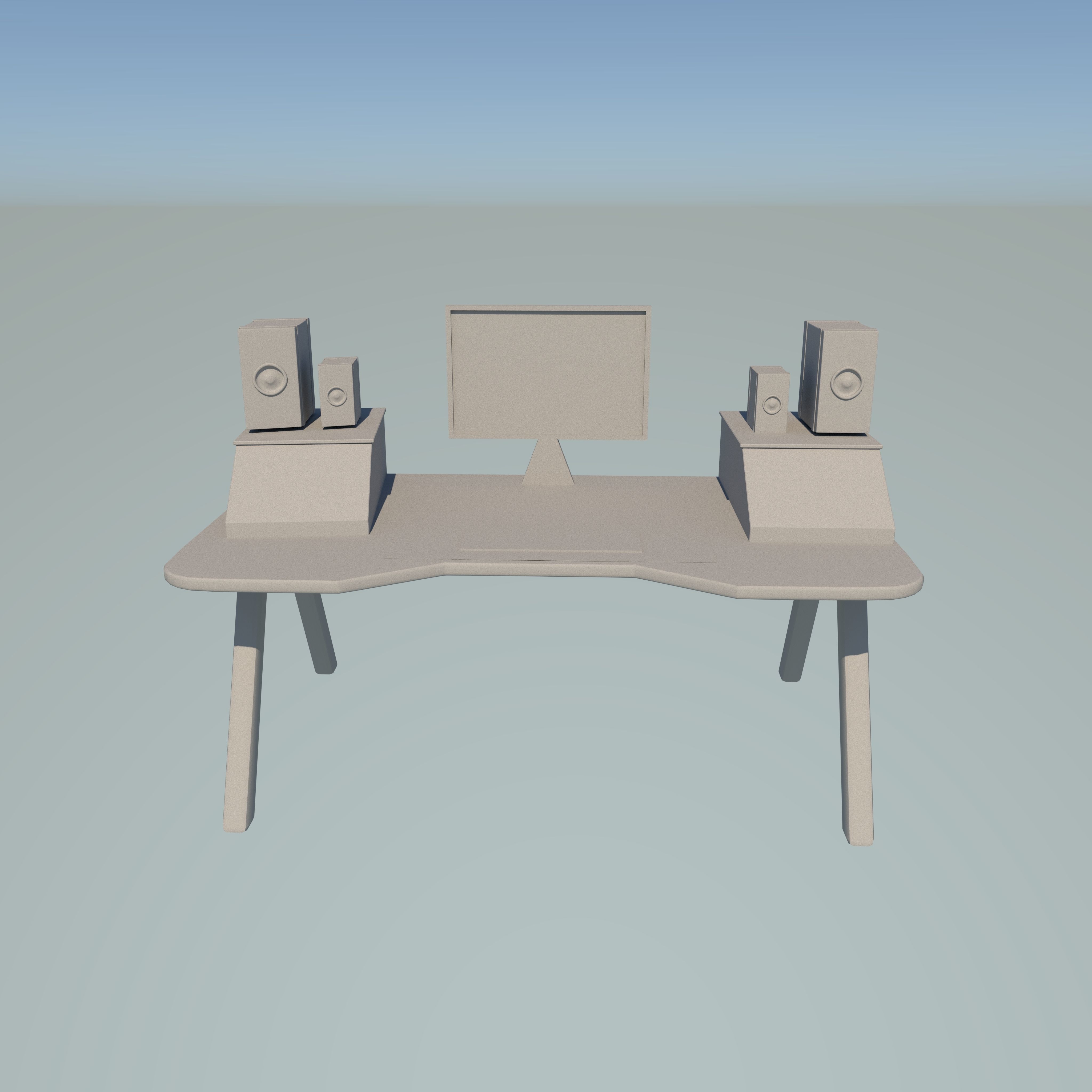 3D model table modeling VR / AR / low-poly | CGTrader