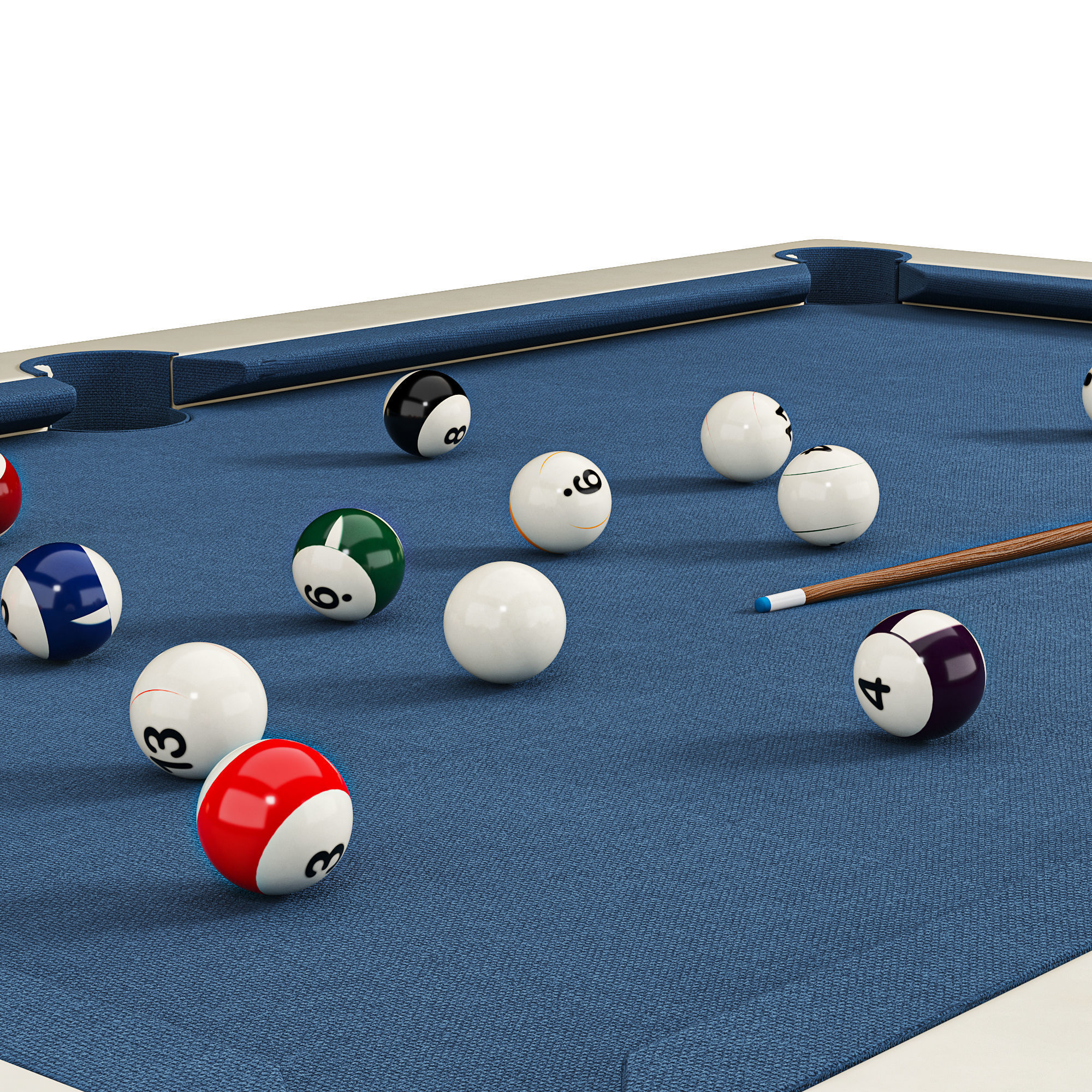 3D model Presentation du billard VR / AR / low-poly | CGTrader