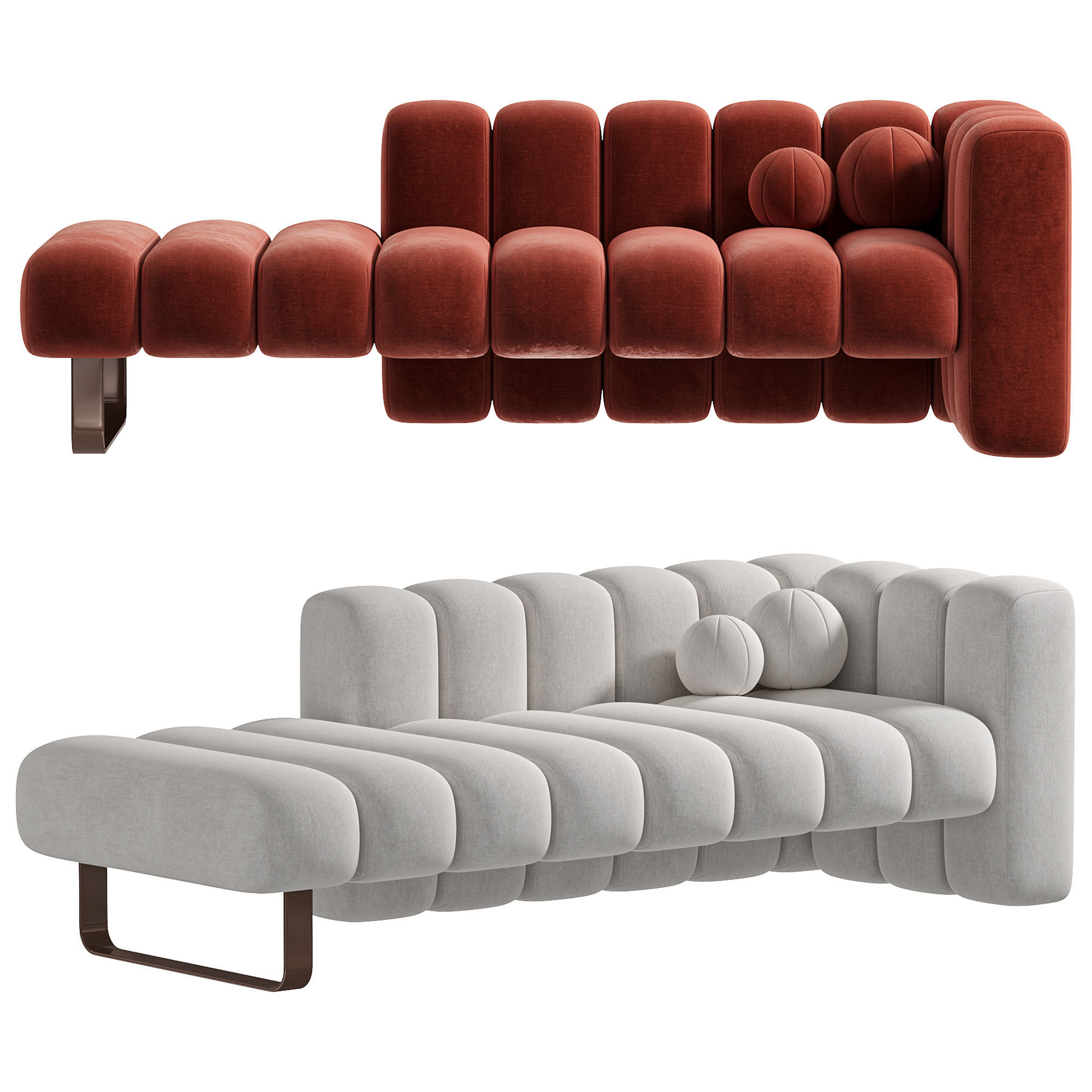 3D model MEDEA 1905 Sofa VR / AR / low-poly | CGTrader