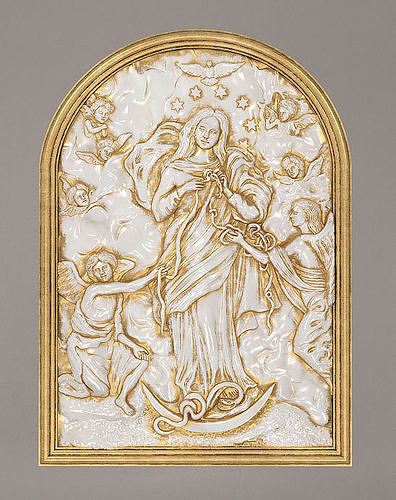 The Virgin Mary Bas-relief 3D model | CGTrader