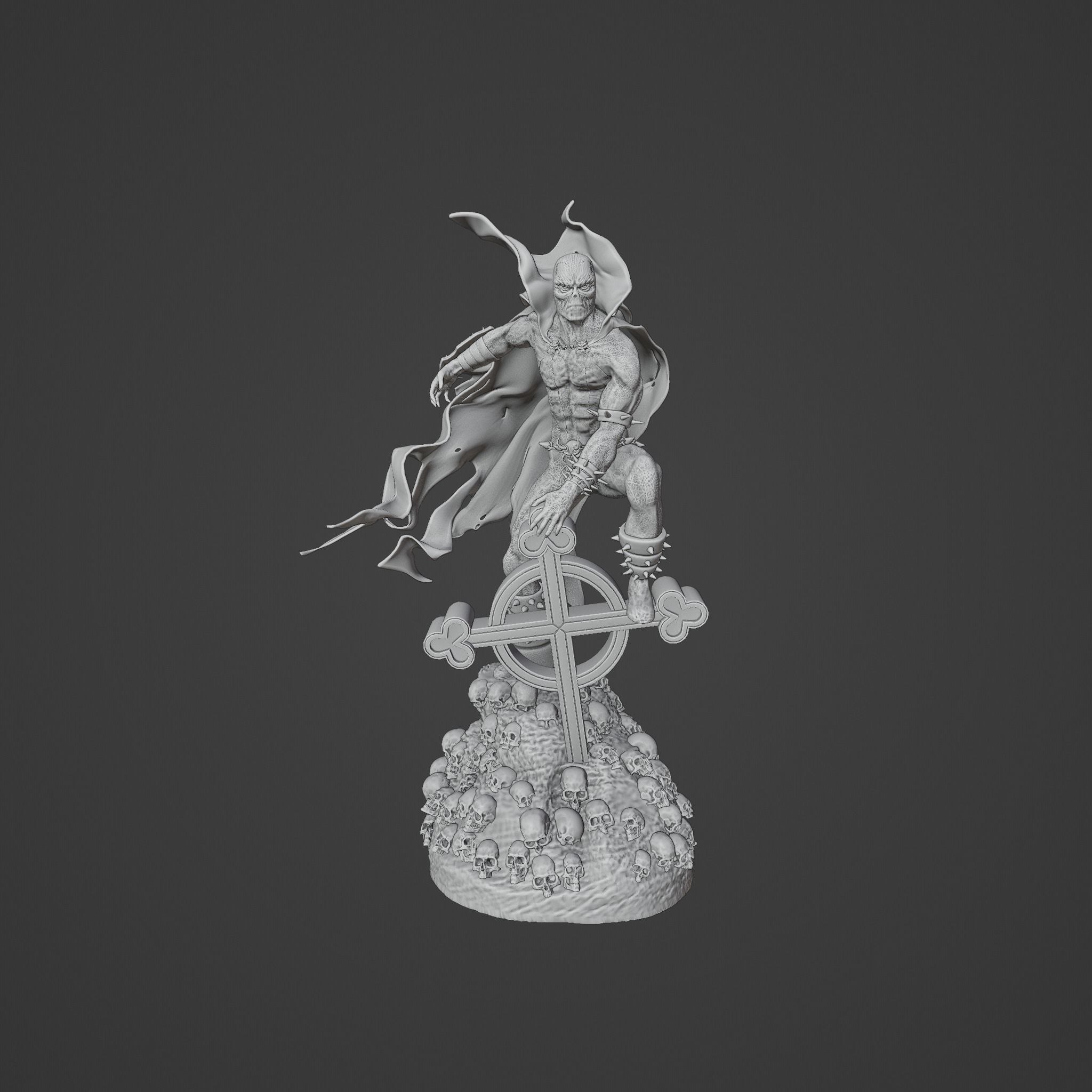 Spawn Statue 3D model 3D printable | CGTrader