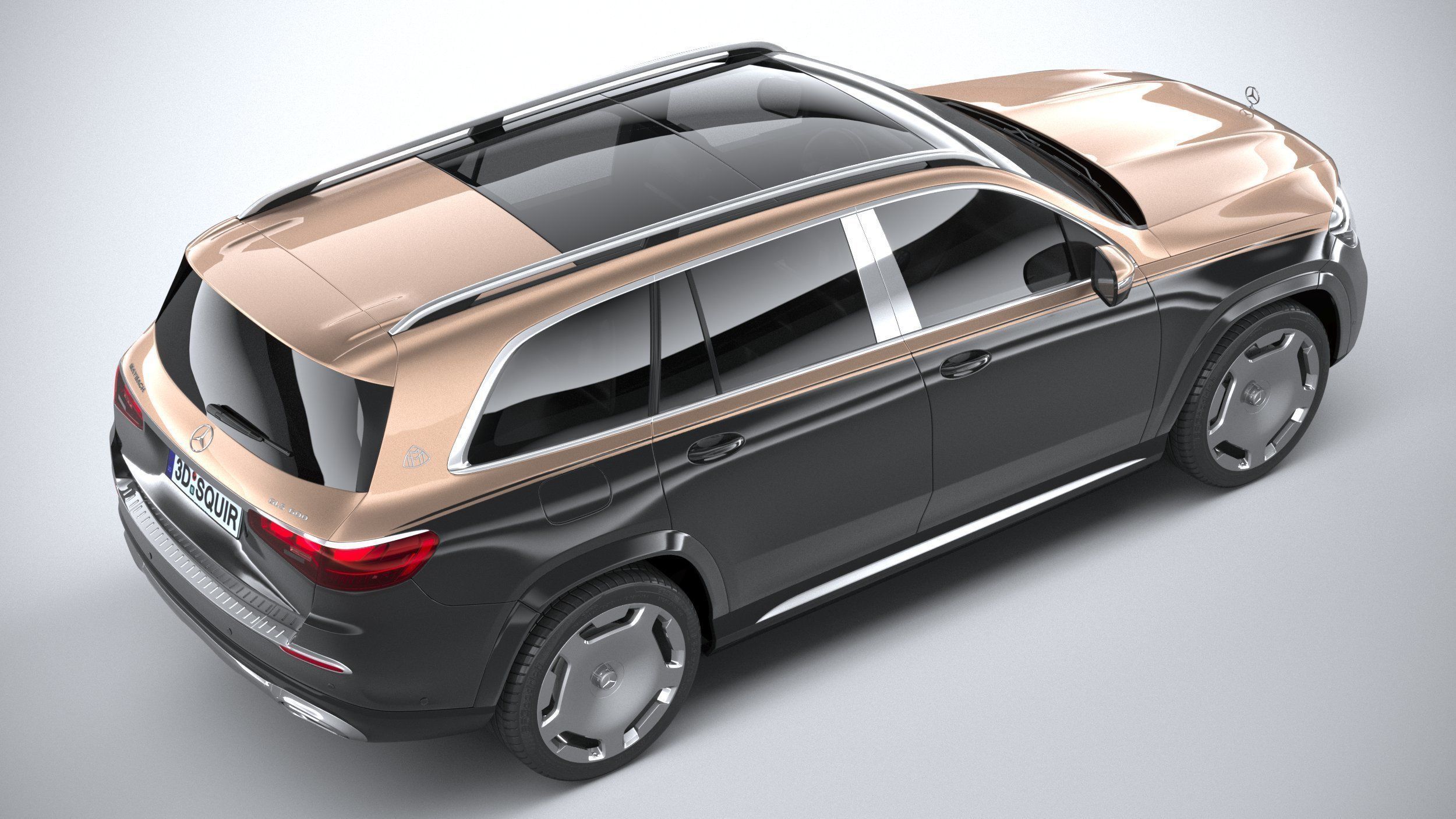 Mercedes-Benz GLS600 Maybach 2024 3D model | CGTrader