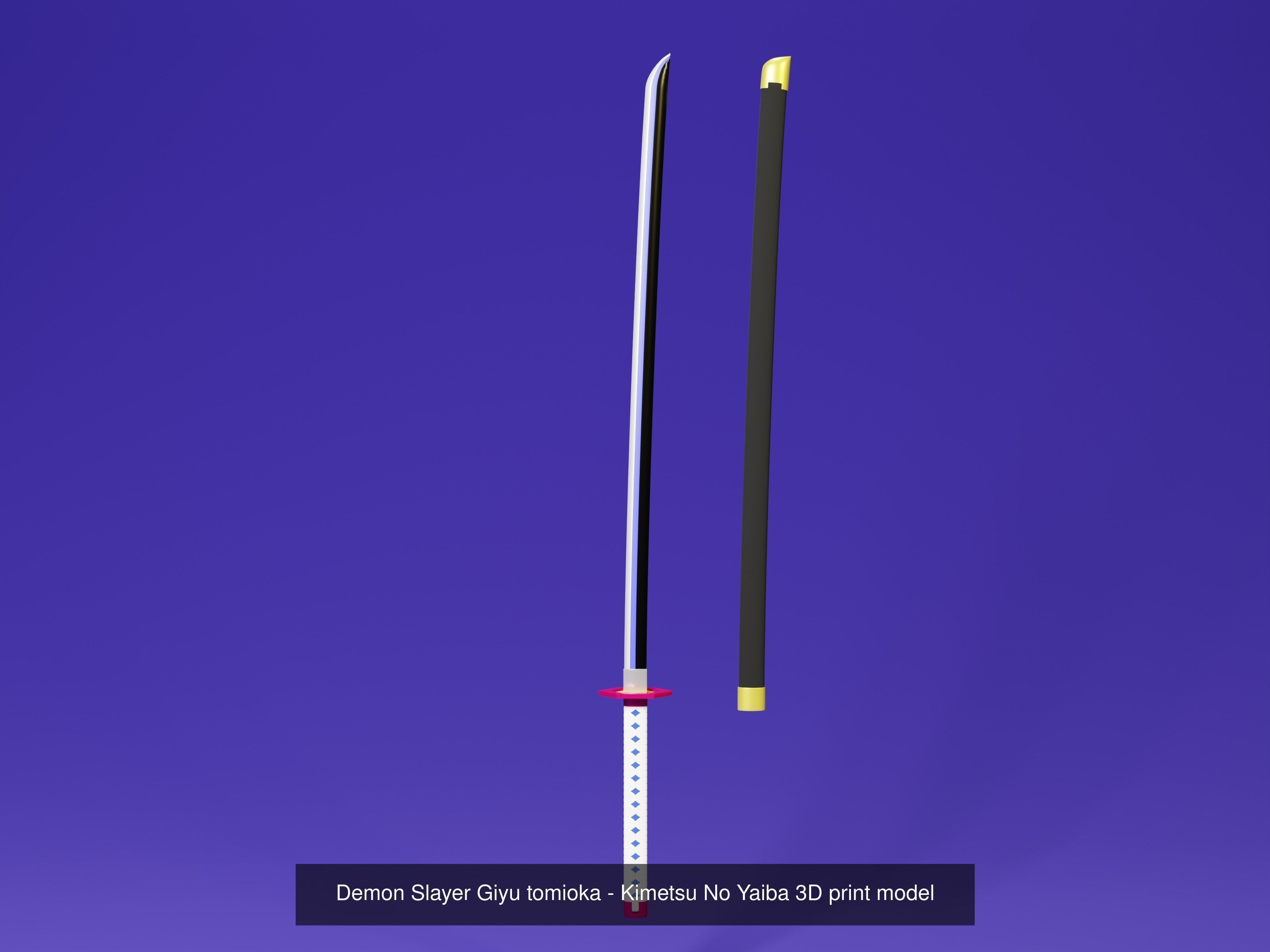 3D Model Collection Demon slayer Sword set - kimetsu no yaiba 3D print ...