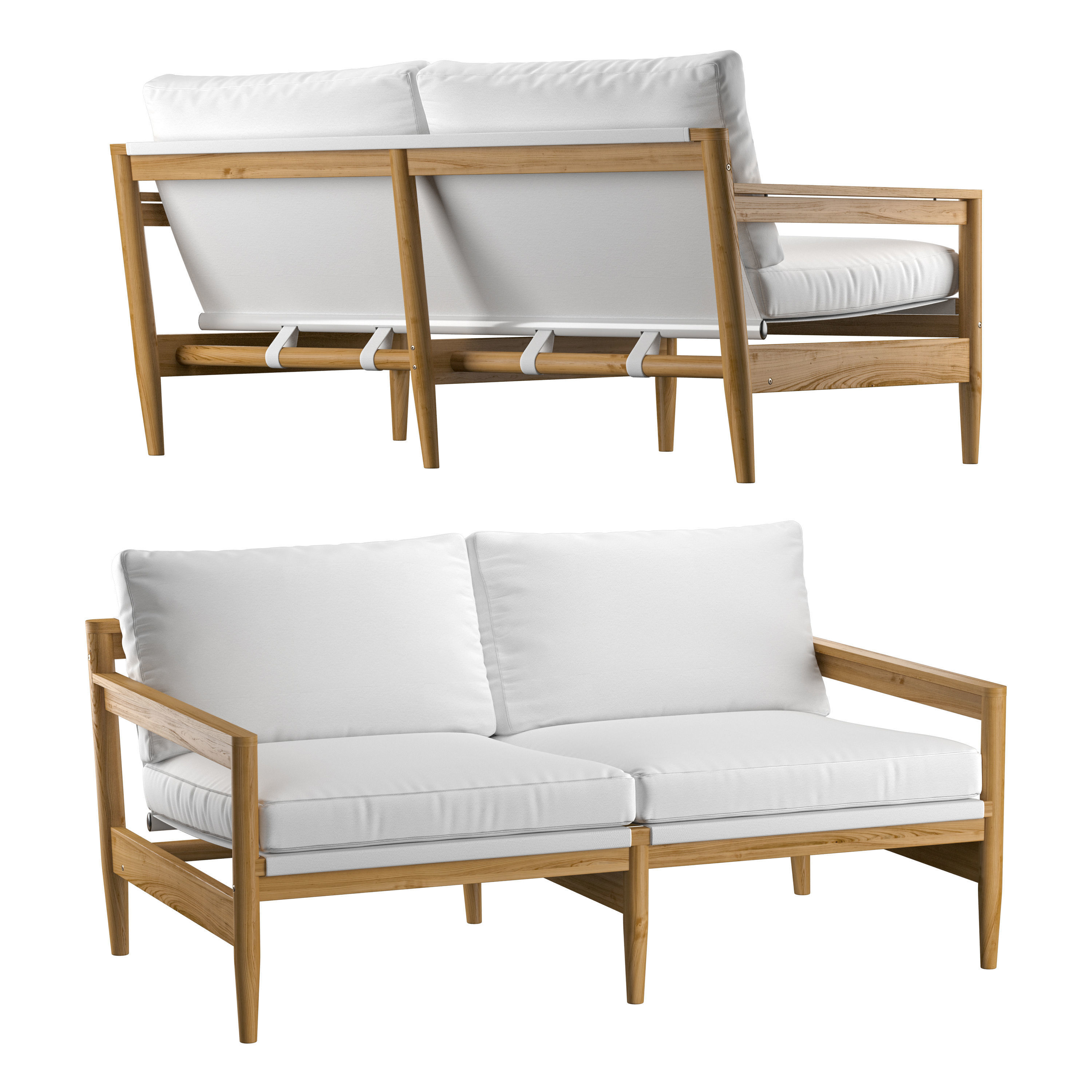 Roda 141 Road sofa and armchair 3D model | CGTrader