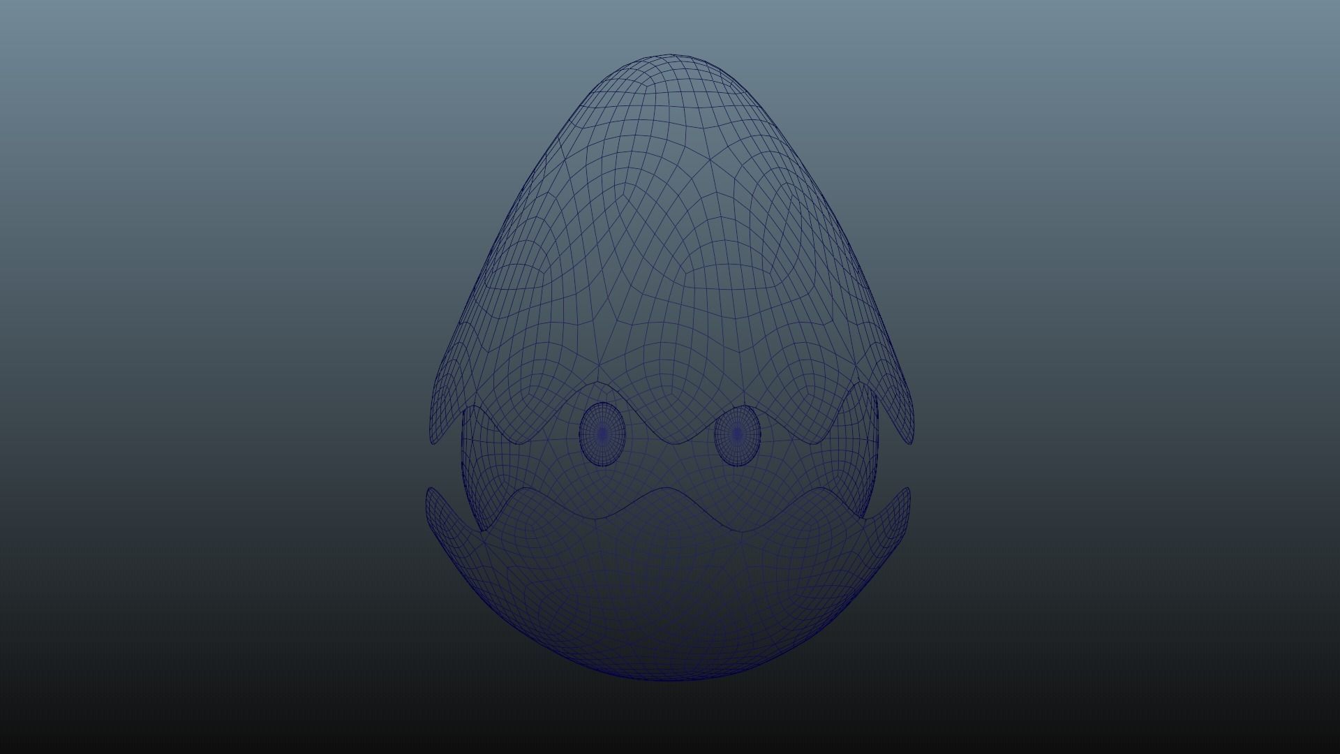 3D model Egg Creature VR / AR / low-poly | CGTrader