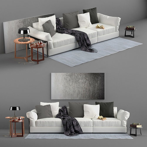 ZENO sofa 3D model | CGTrader
