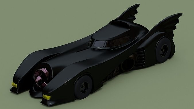batmobile 1989 3D model 3D printable | CGTrader