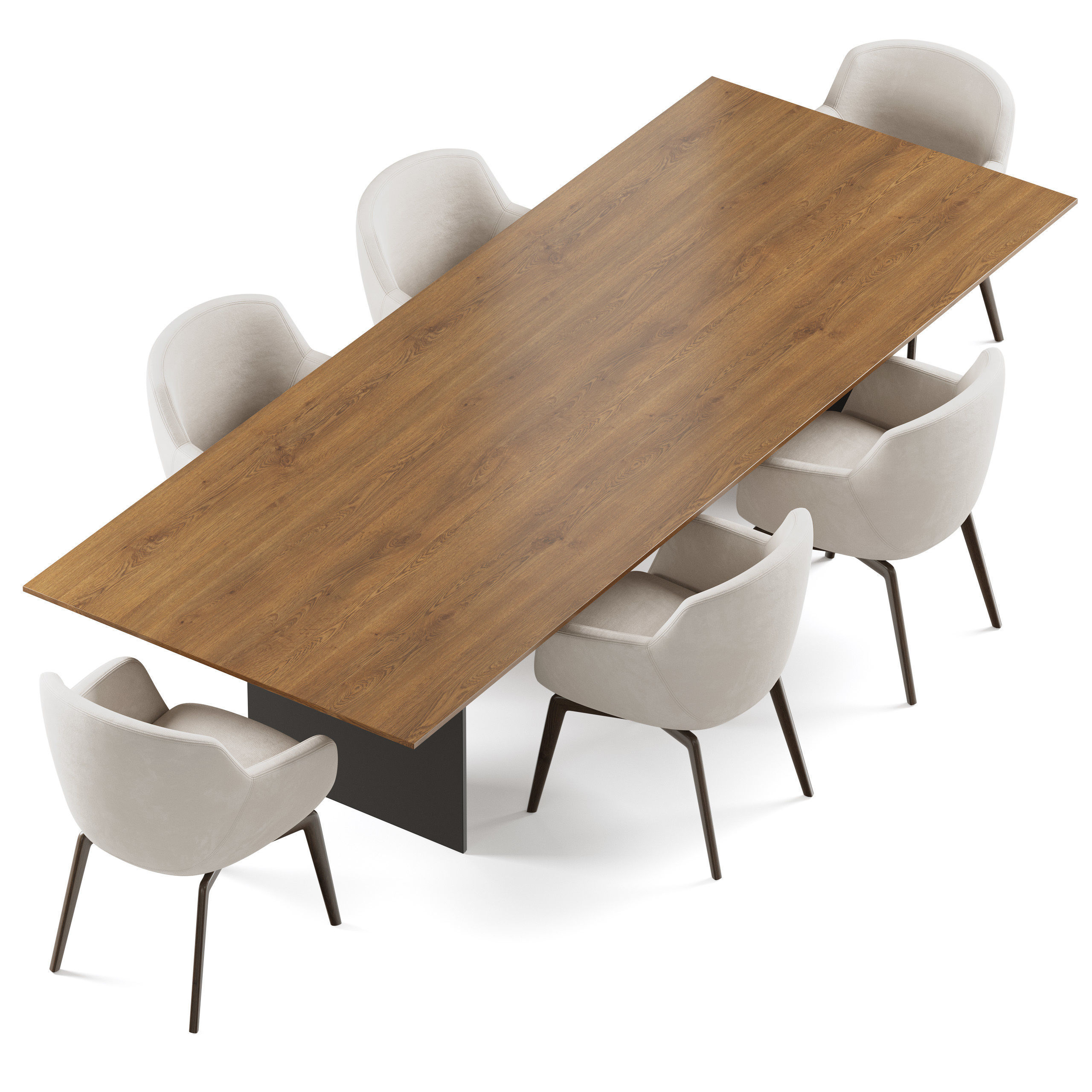 Belt Dining Set 3D model | CGTrader