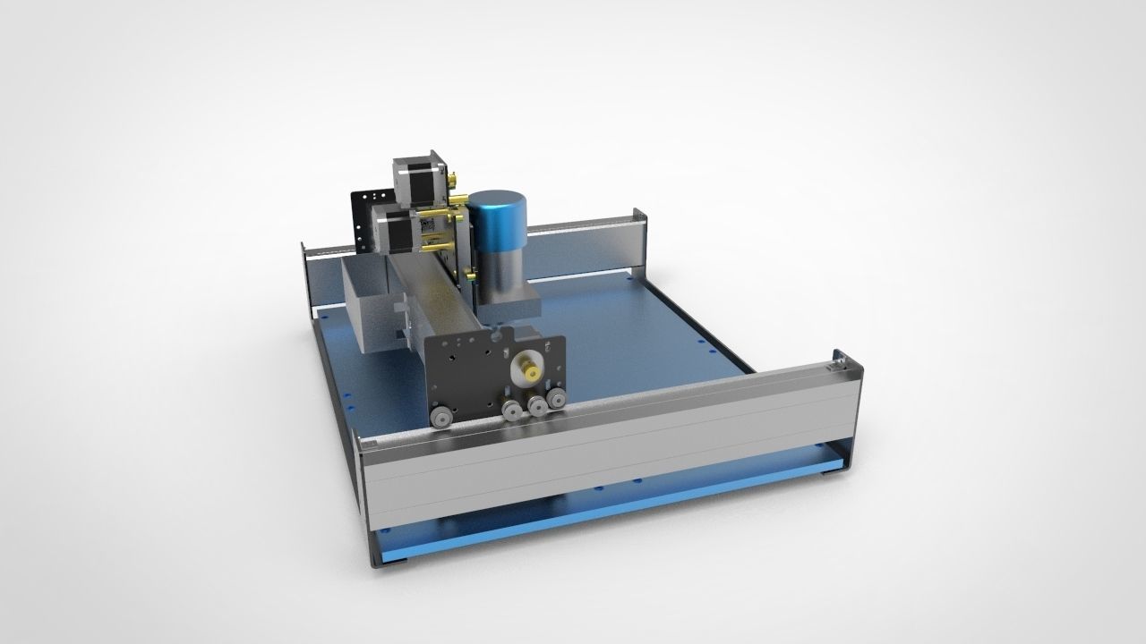 CNC Milling Machine 3D model | CGTrader