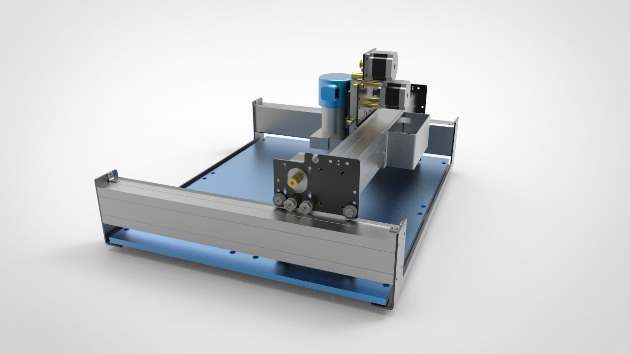 CNC Milling Machine 3D model | CGTrader