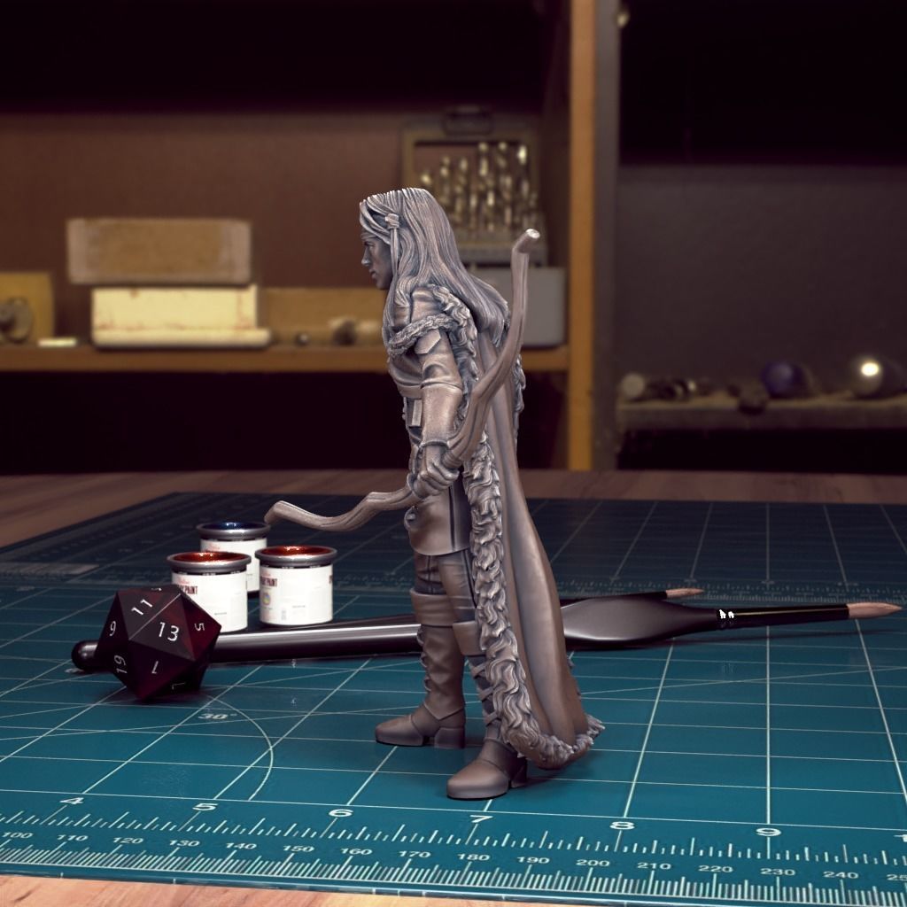 DnD Heroes - Human Fighters - Pre-Supported 3D model 3D printable ...