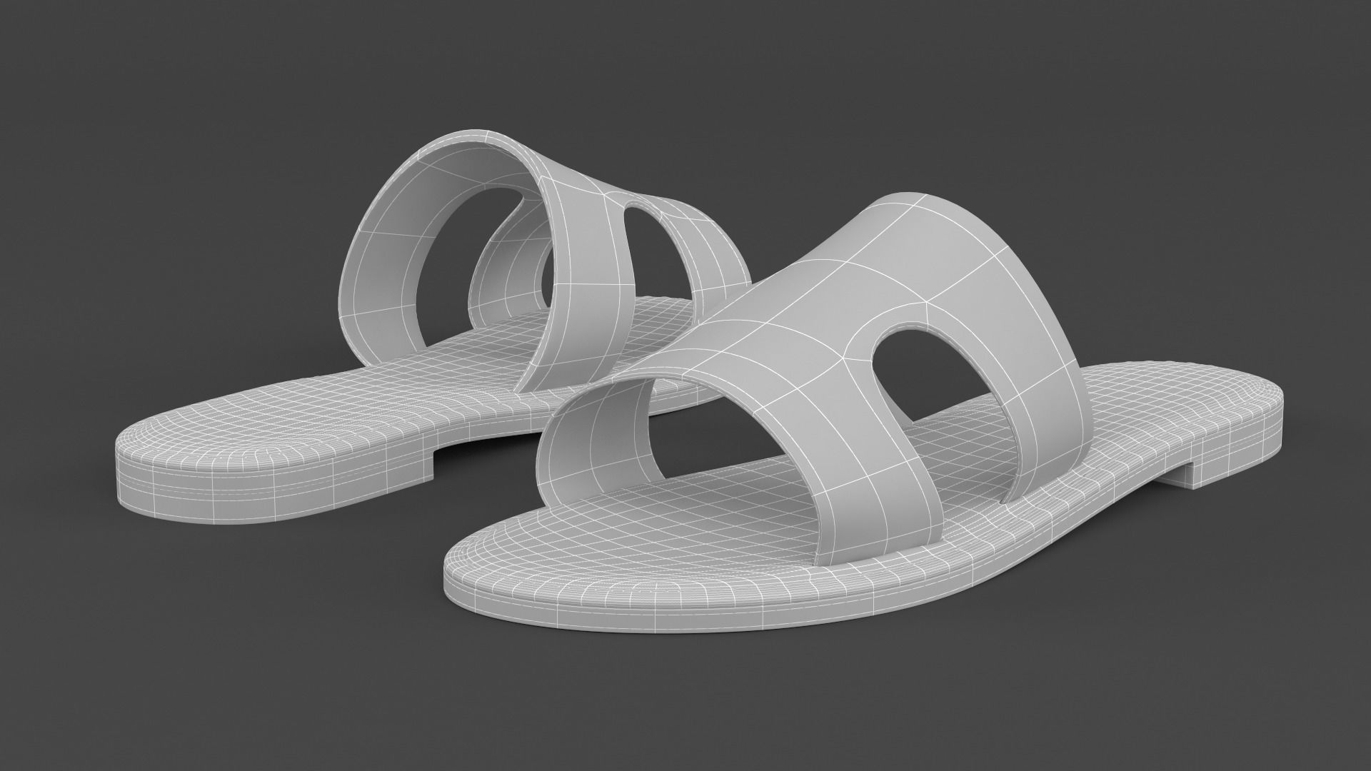 Slide Sandal 3D model | CGTrader