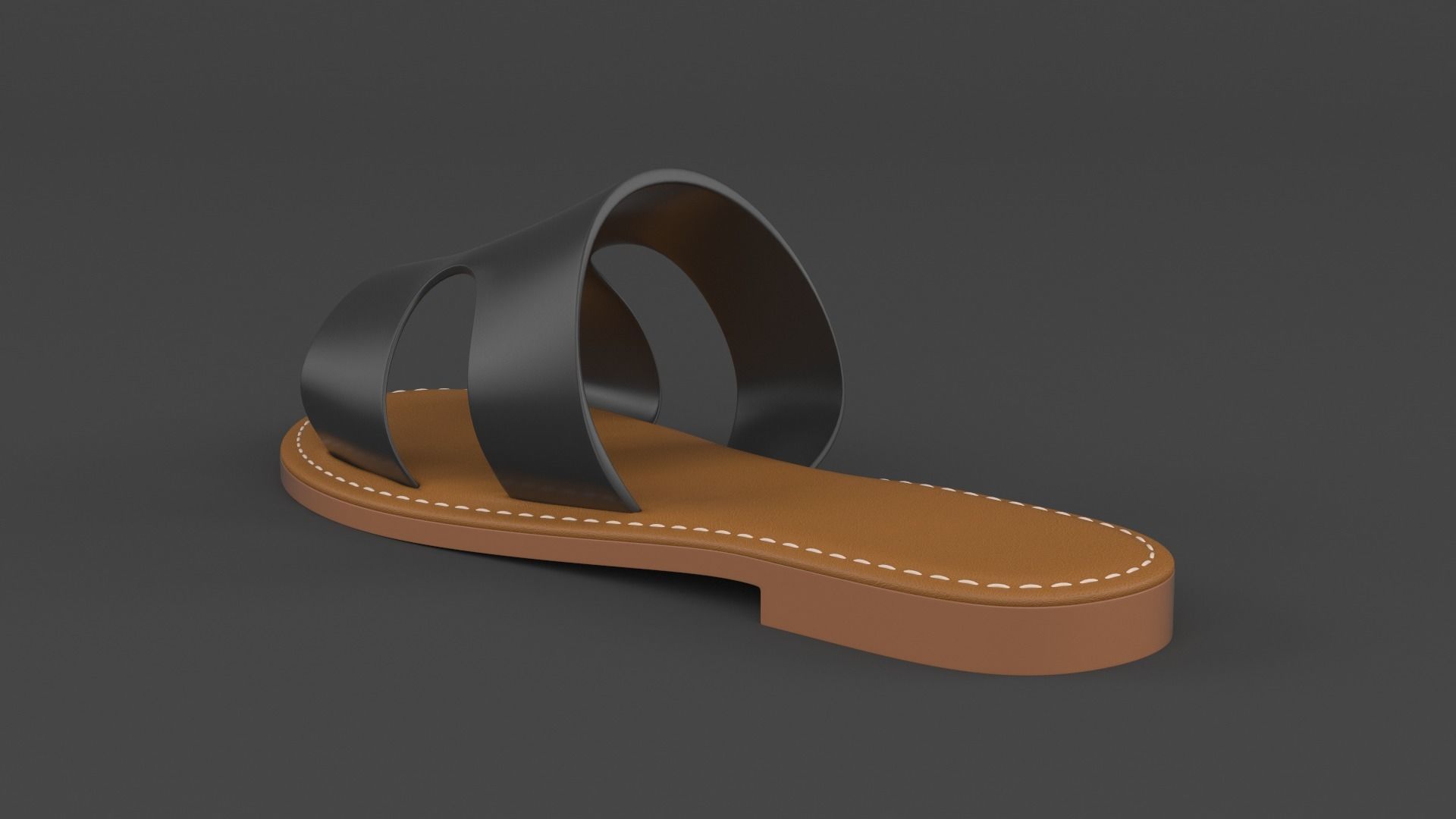 Slide Sandal 3D model | CGTrader