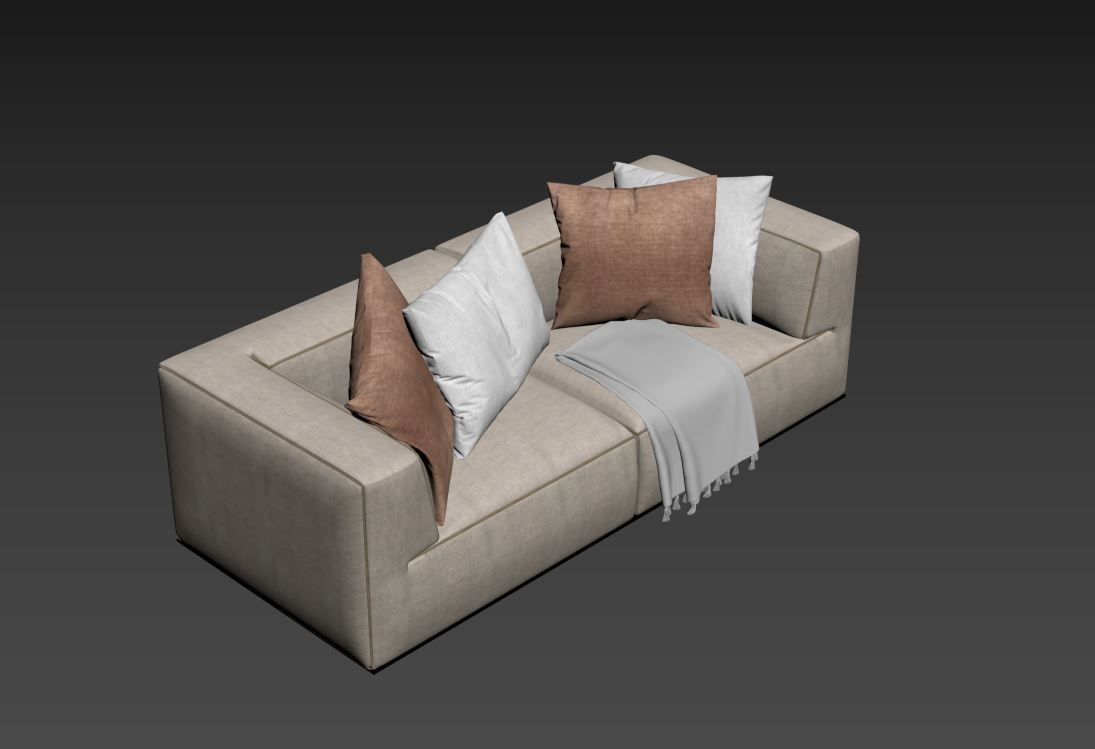 Flex Form Perry Sofa 3D model | CGTrader