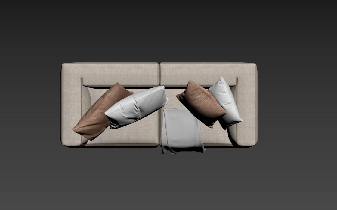 Flex Form Perry Sofa 3D model | CGTrader