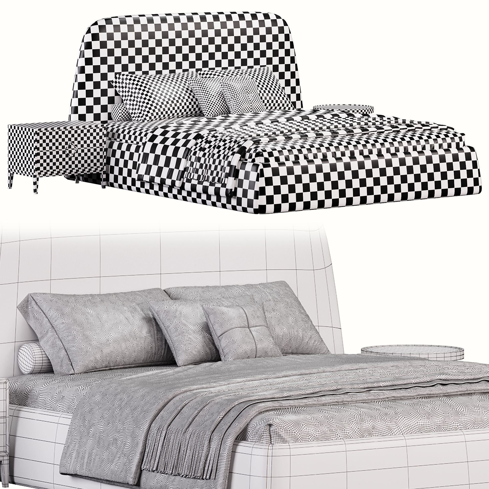 Bed JOY 3D model | CGTrader