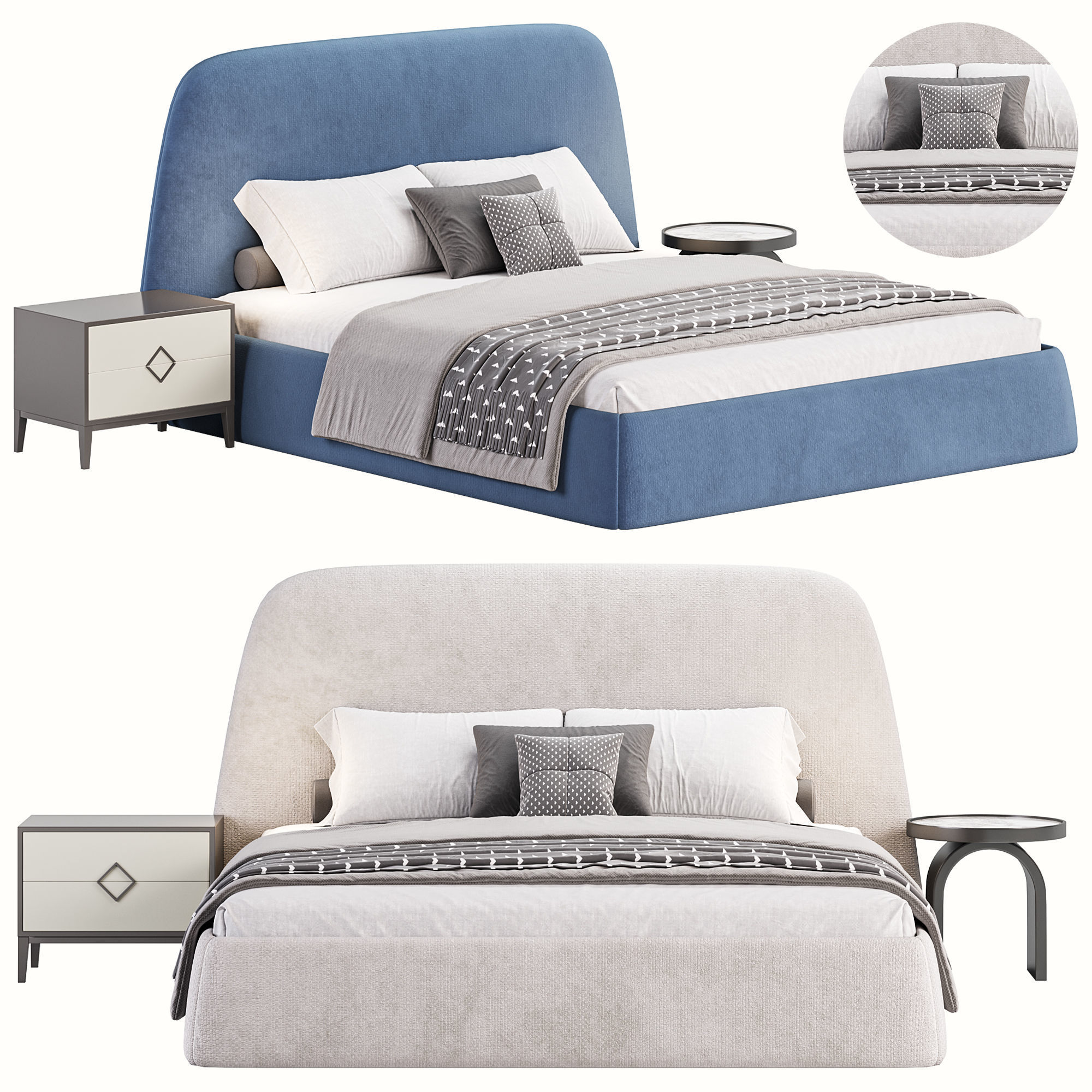 Bed JOY 3D model | CGTrader