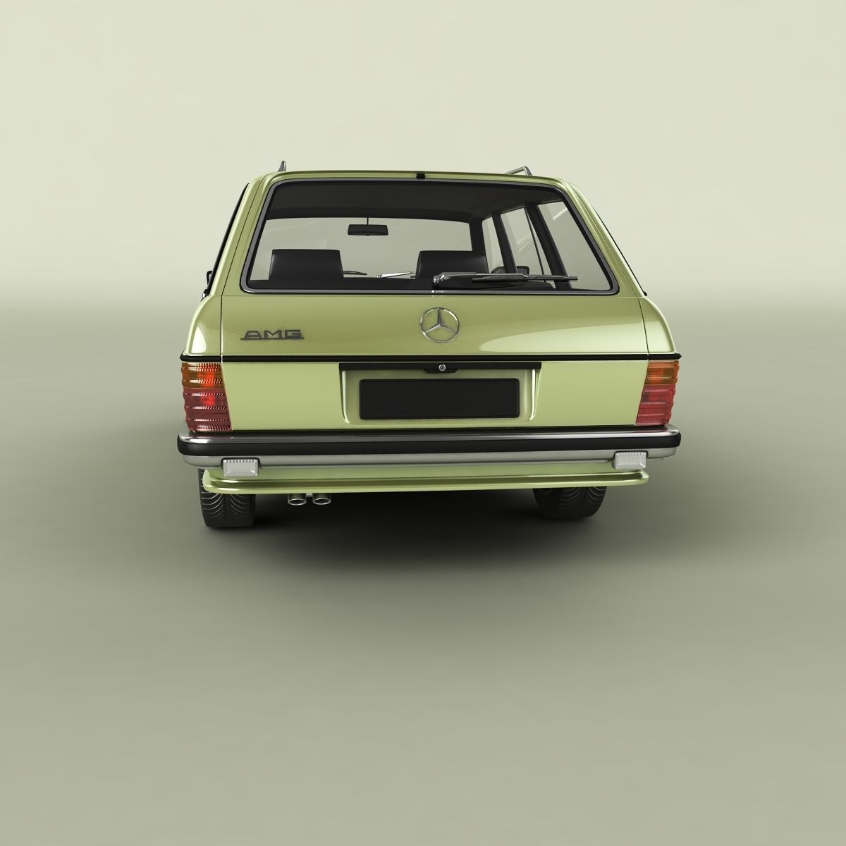 Mercedes-Benz W123 AMG WAgon 3D model | CGTrader