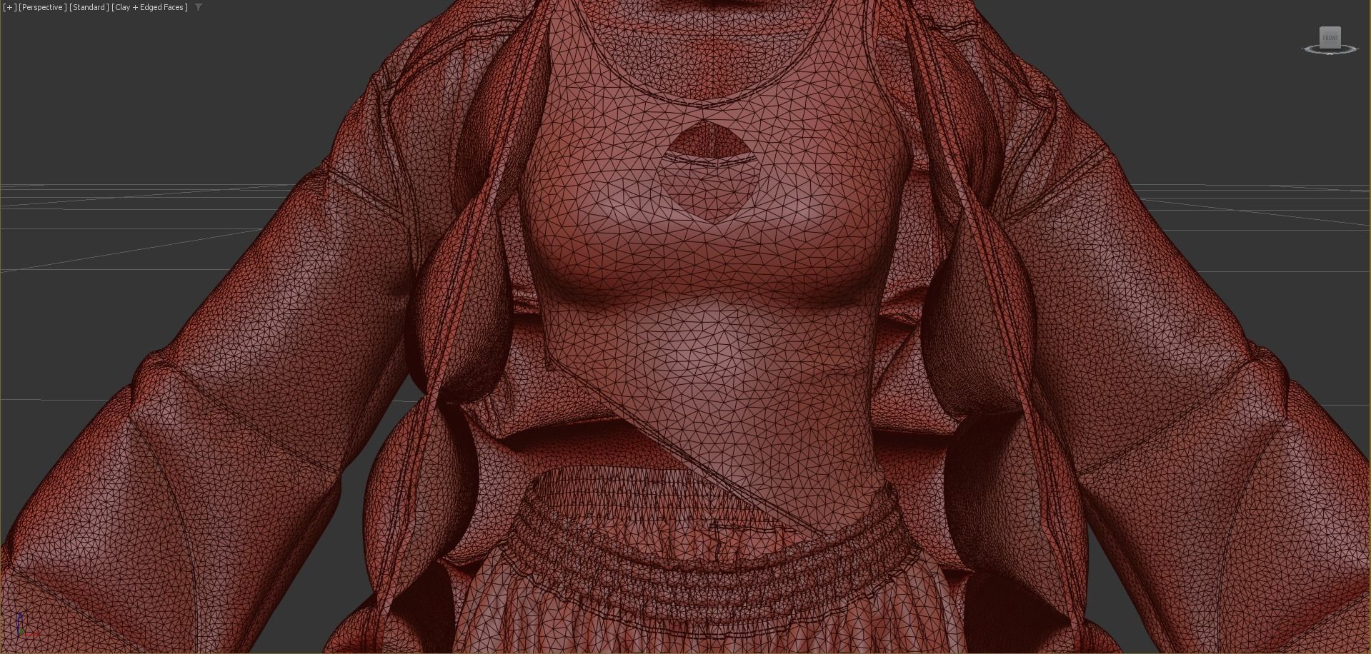 3D model puffy jacket Cloth Garment nilon Fashion 3D model 3D model VR ...