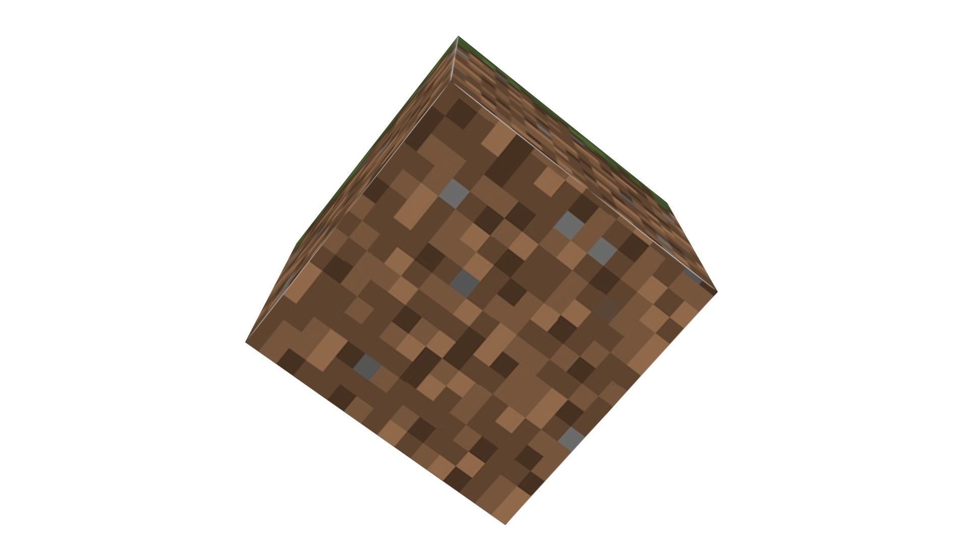 3D model Minecraft Grass VR / AR / low-poly | CGTrader