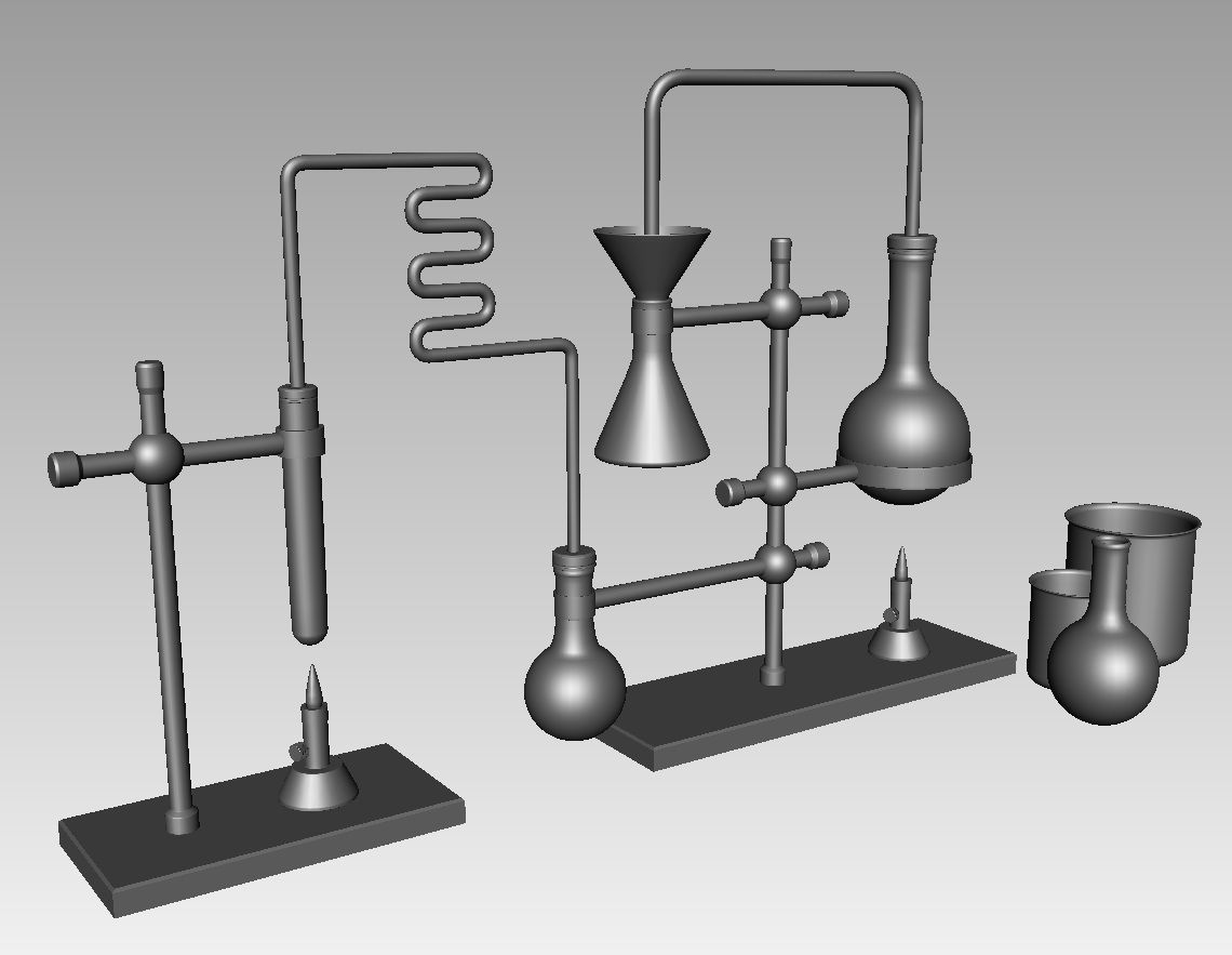 Laboratory Equipment 3D model | CGTrader