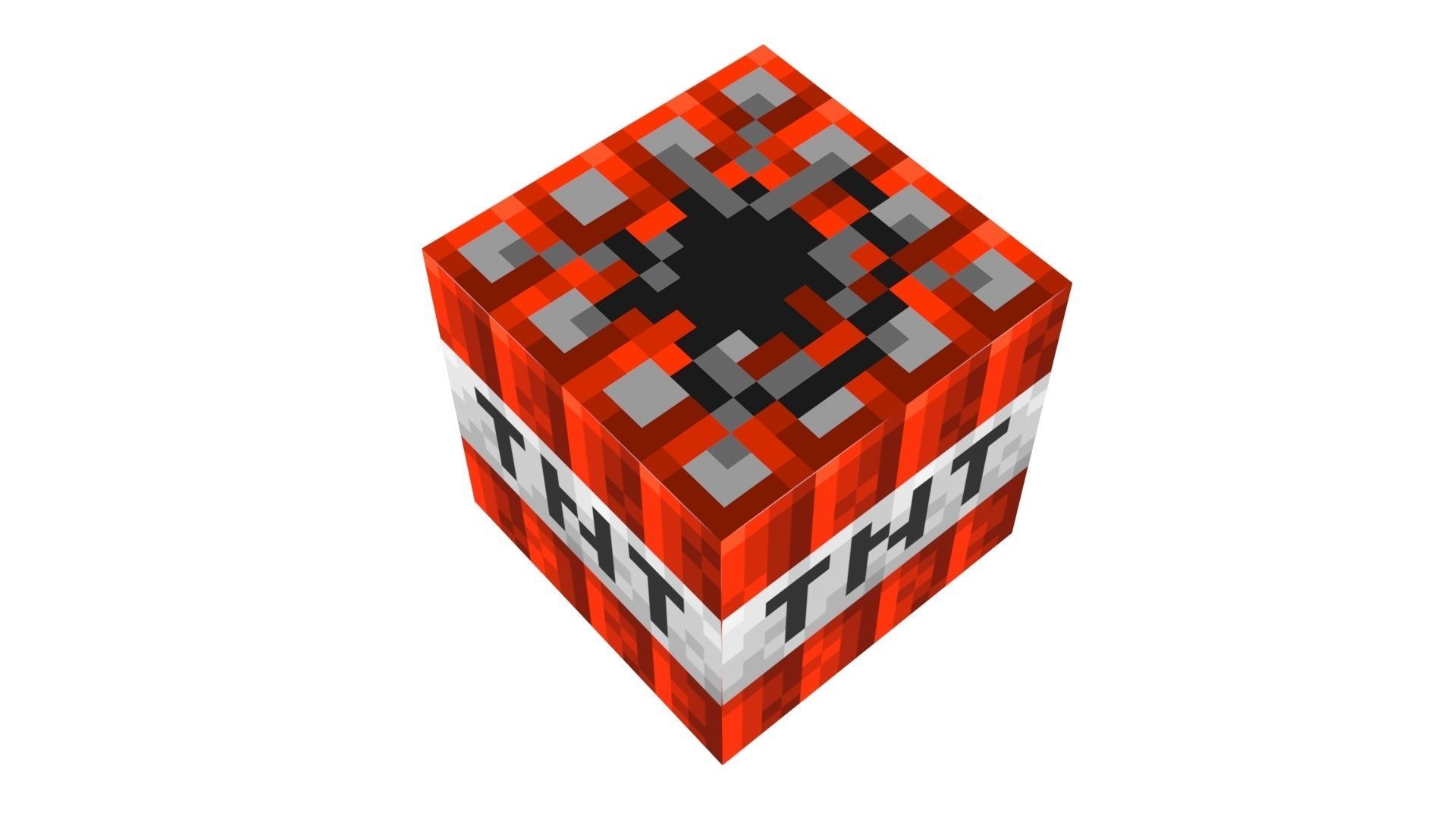 3D model Minecraft TNT VR / AR / low-poly | CGTrader
